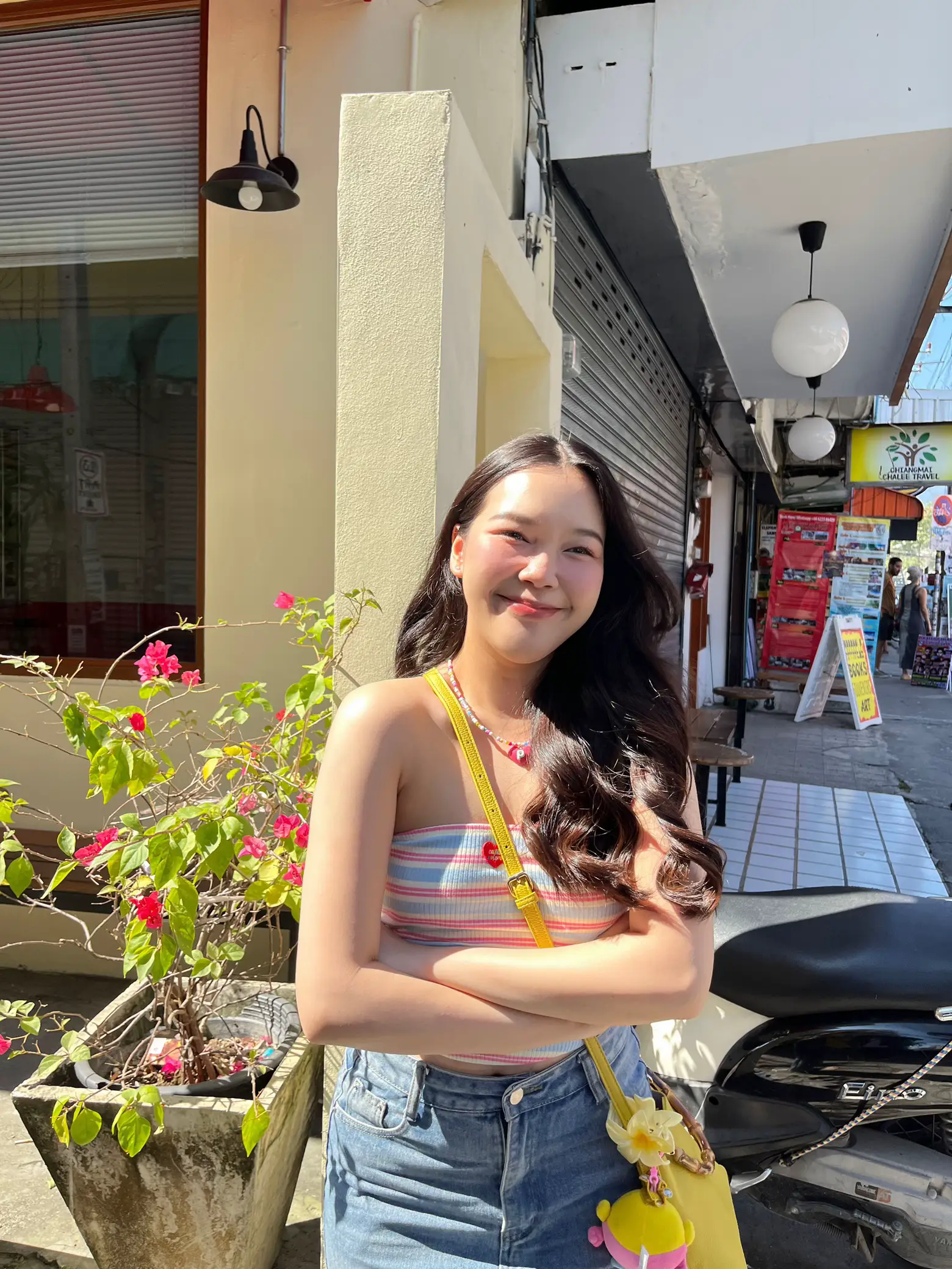 Ootd colorful 🌈🌺🩷🎀 | แกลเลอรีที่โพสต์โดย pammy ¨̮ | Lemon8