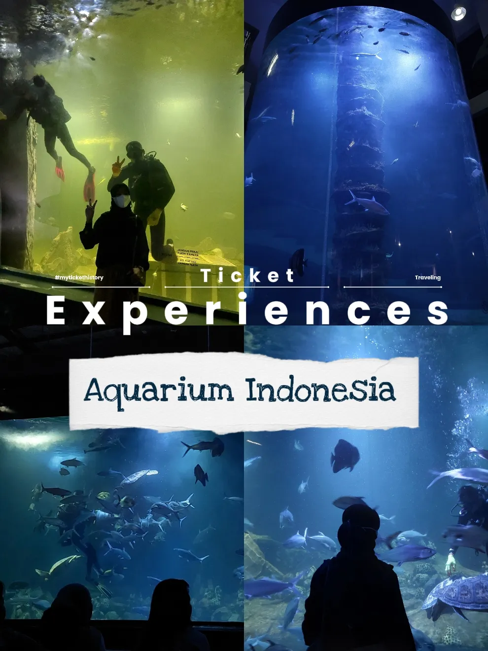 Ticket Experiences : Aquarium Indonesia | Galeri diposting oleh Kemana Aja Bole | Lemon8