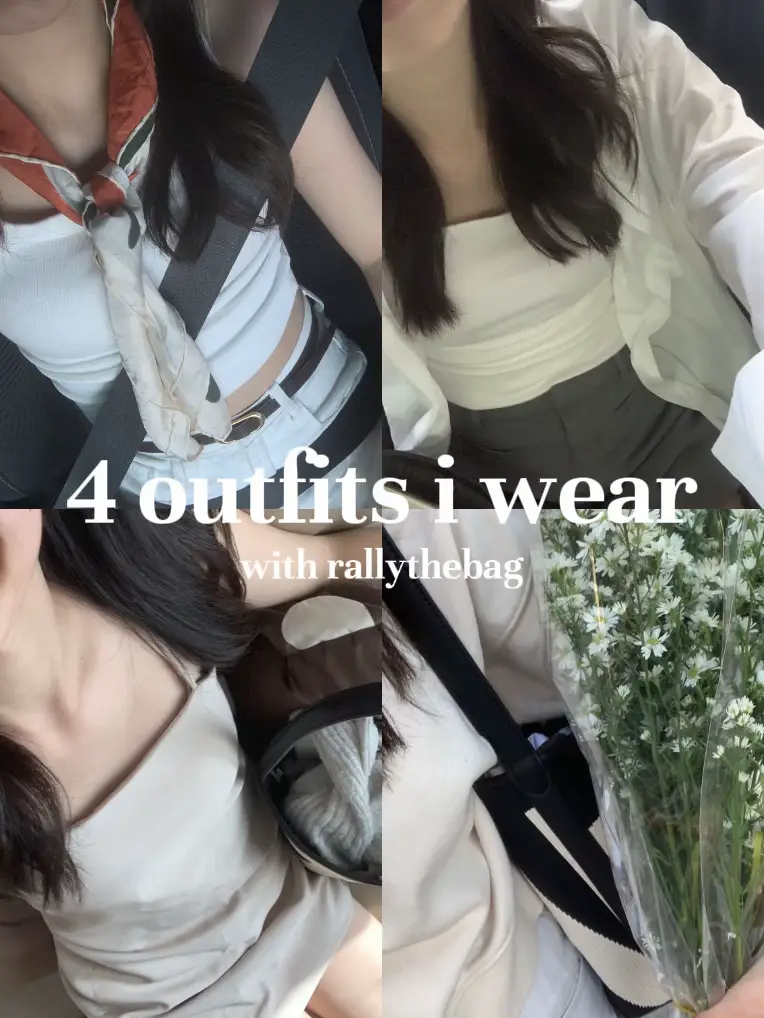 4 outfits with rally movement bag 📞 | แกลเลอรีที่โพสต์โดย march | Lemon8