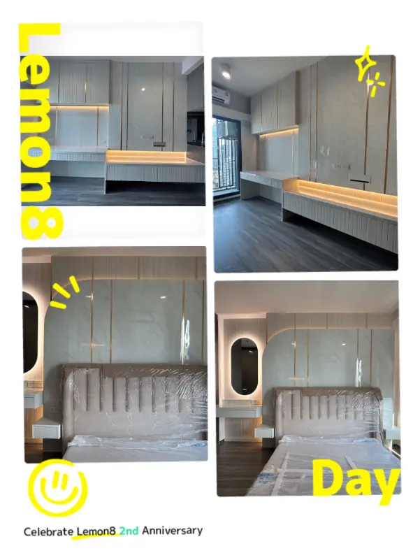 ผลงานการตกแต่งคอนโด | Galeri diposting oleh Thanasap TB | Lemon8