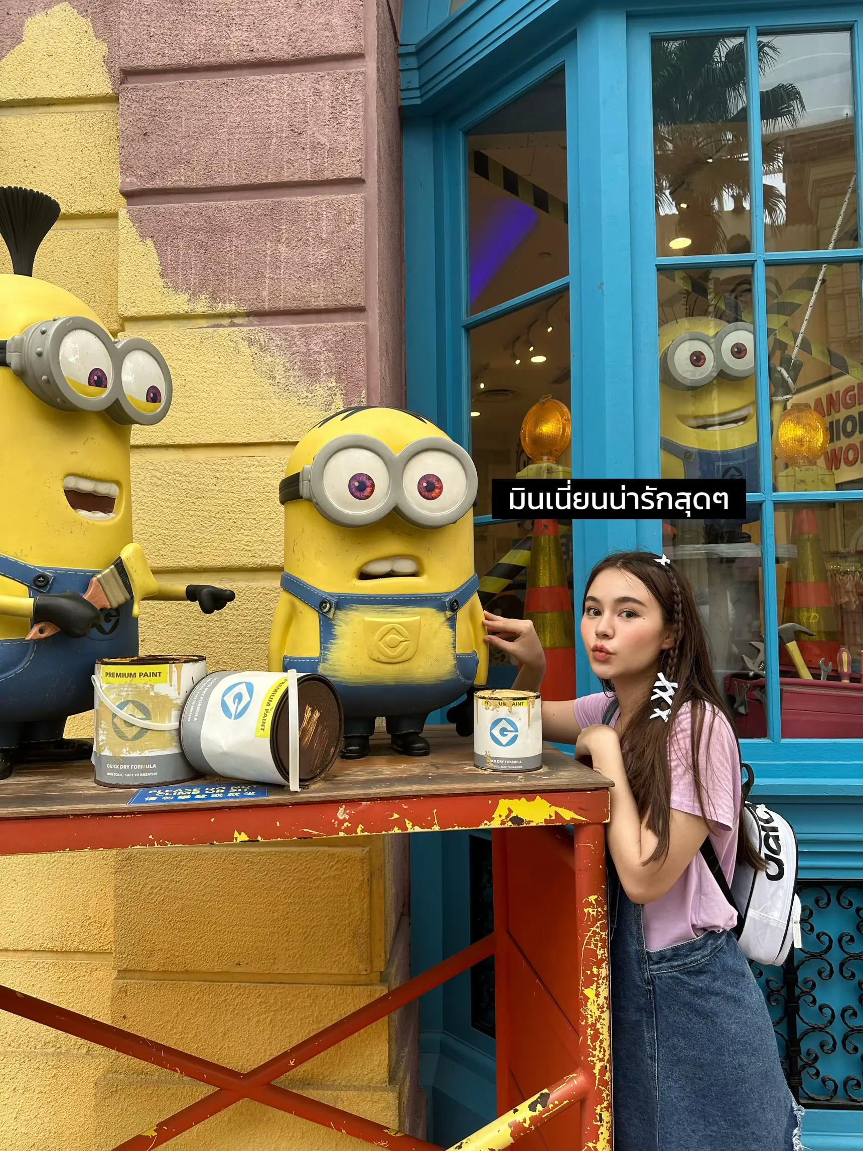 Universal Studios Singapore มุมถ่ายรูปน่ารักมาก!! | แกลเลอรีที่โพสต์โดย Jijy🧸 | Lemon8