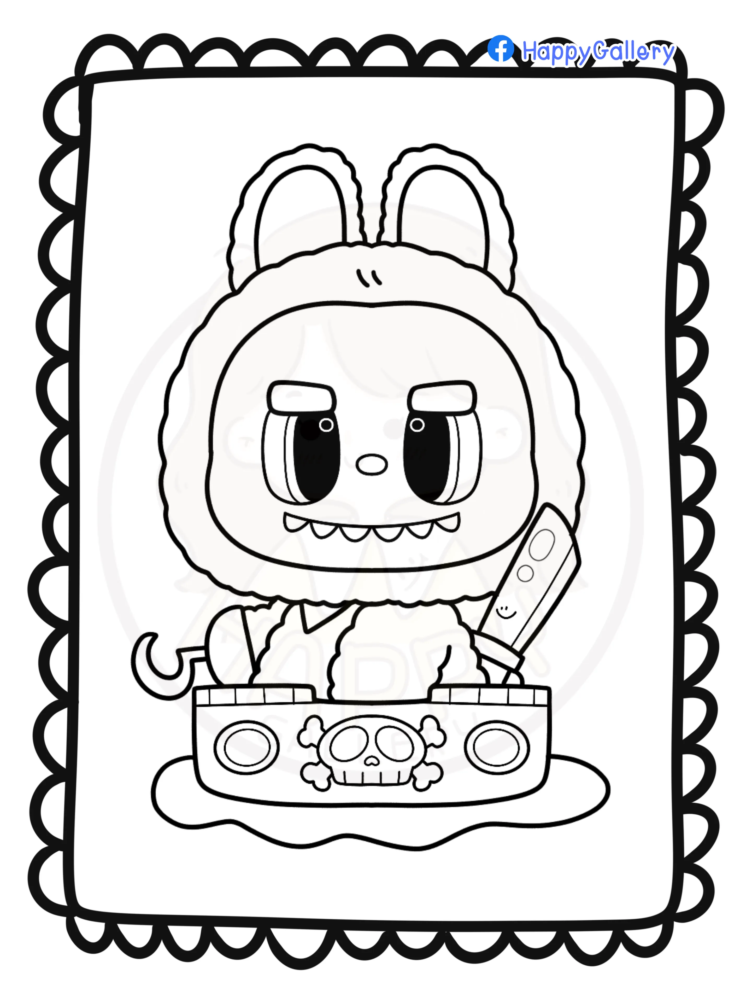 Coloring Book Labubu 😍 | Galeri disiarkan oleh HappyGallery | Lemon8