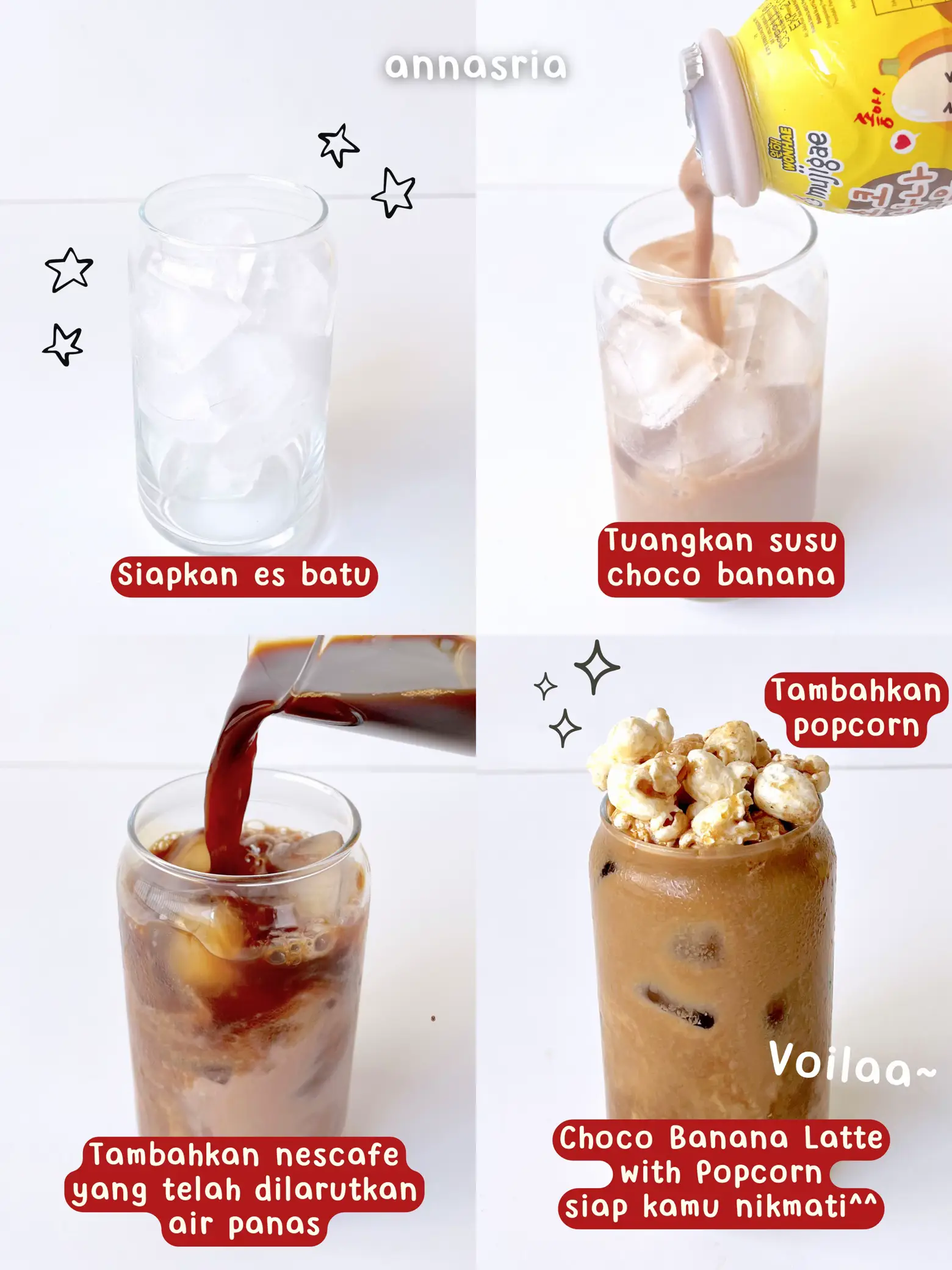 🧋COFFEE ALA CAFE CUMA 3 BAHAN BIKIN NAGIH😋🍿🍌 🍫 | Galeri diposting oleh ...