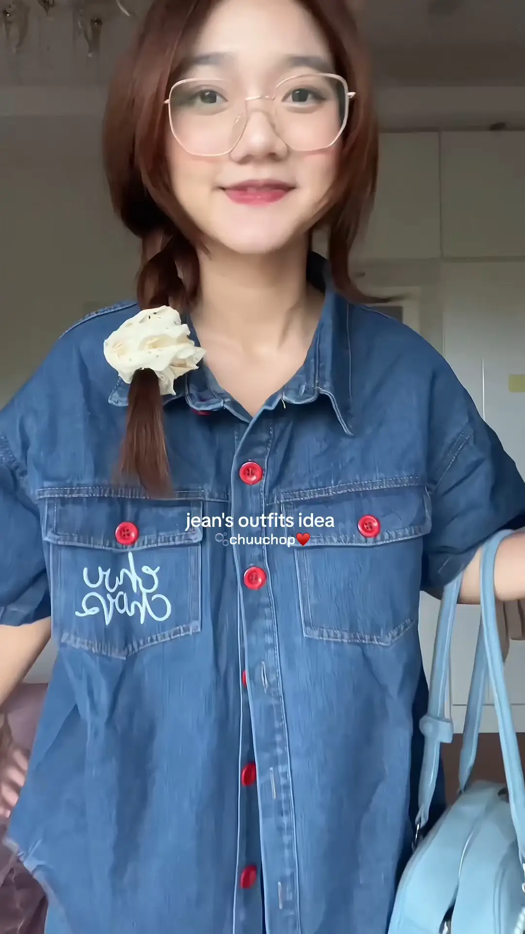 ชุดเซ็ต denim's jeans 🩵♥️ | วิดีโอที่เผยแพร่โดย ป๋องแป้งจึ 🎀🫧 | Lemon8