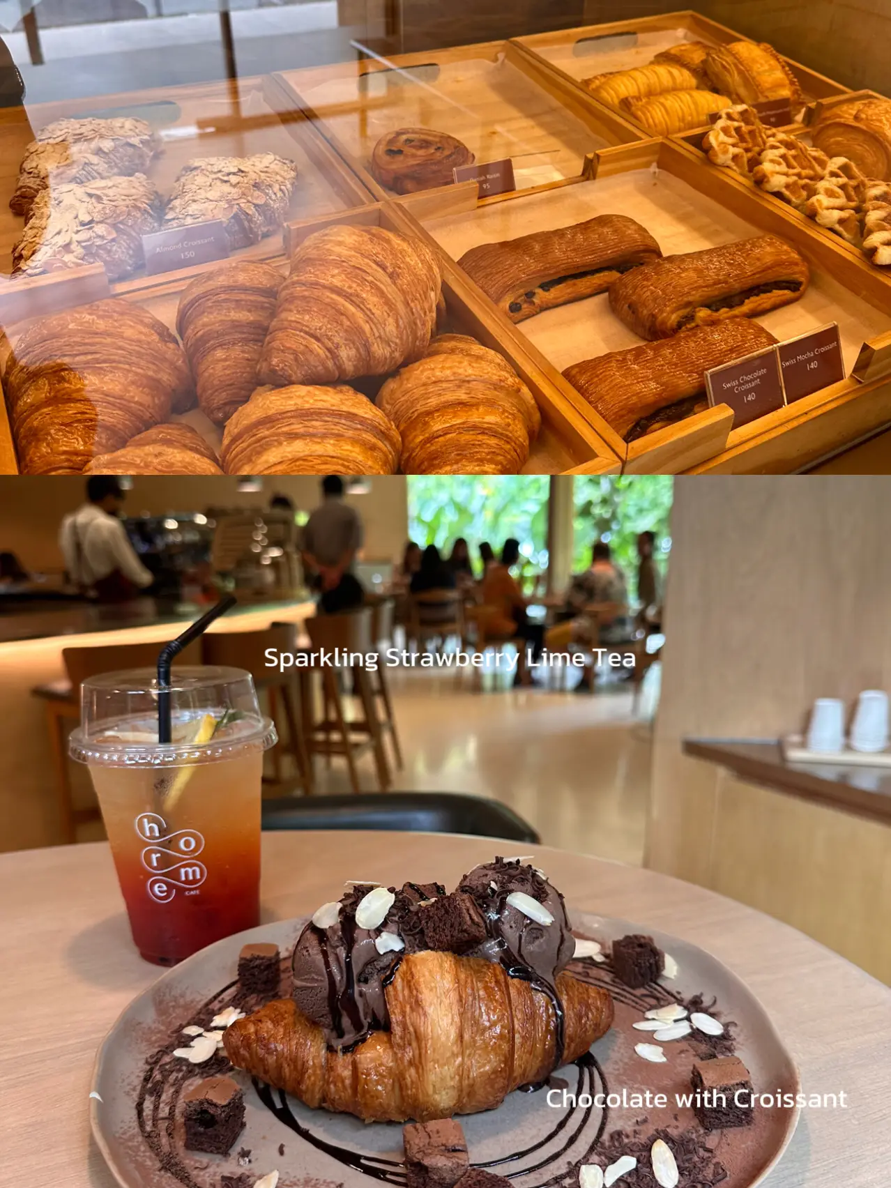 HORME CAFE คาเฟ่ในย่านนนทบุรี 🥐🍹 | แกลเลอรีที่โพสต์โดย M. | Lemon8