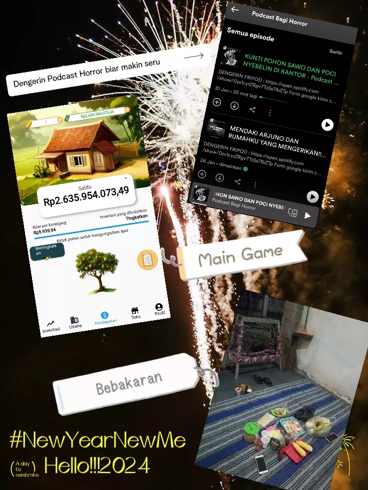 PERGANTIAN TAHUN TER ABSURD | Galeri diposting oleh StrawberryChoco | Lemon8