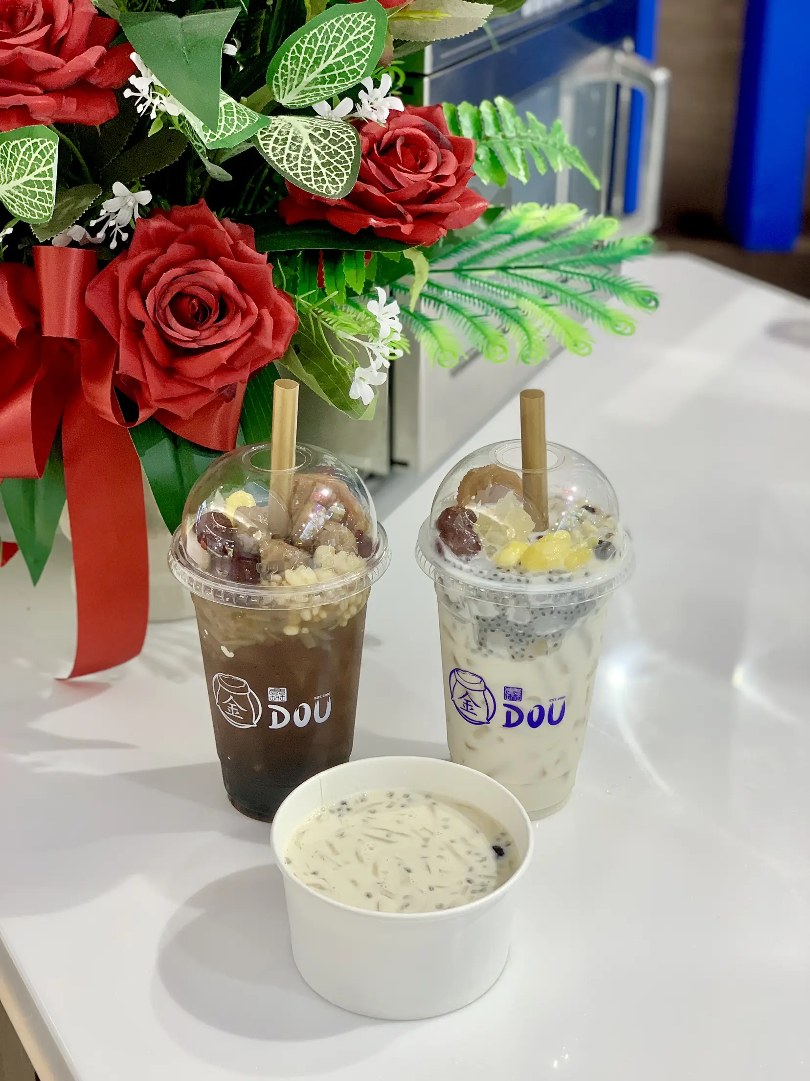 แนะนำร้านน้ำเต้าหู้ 🤤 DOU โต้ว น้ำเต้าหู้ทรงเครื่อง 💘 สาขาอนุสาวรีย์ ...