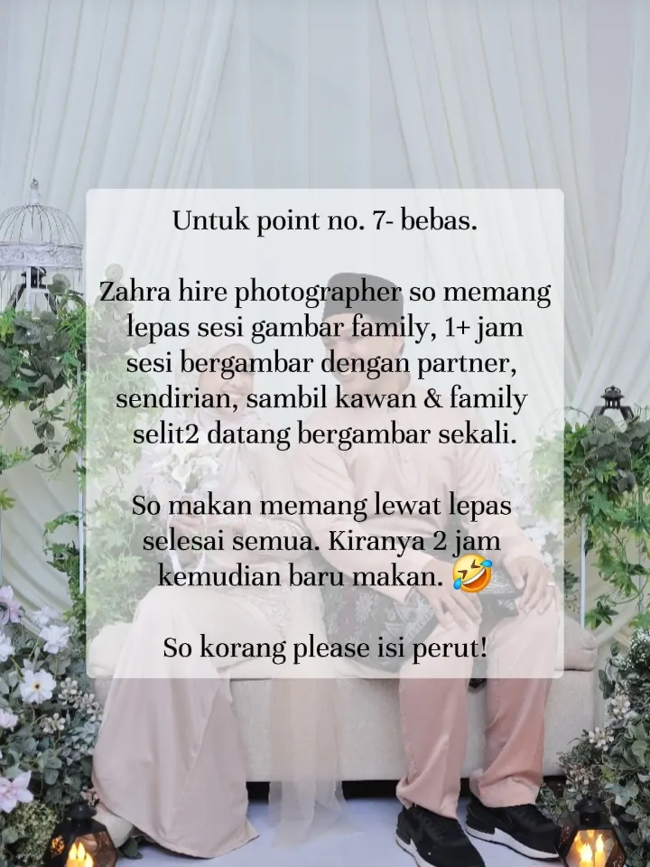 Flow Majlis Tunang + Perkara Wajib Bincang | Galeri disiarkan oleh Afiqah Zahra | Lemon8