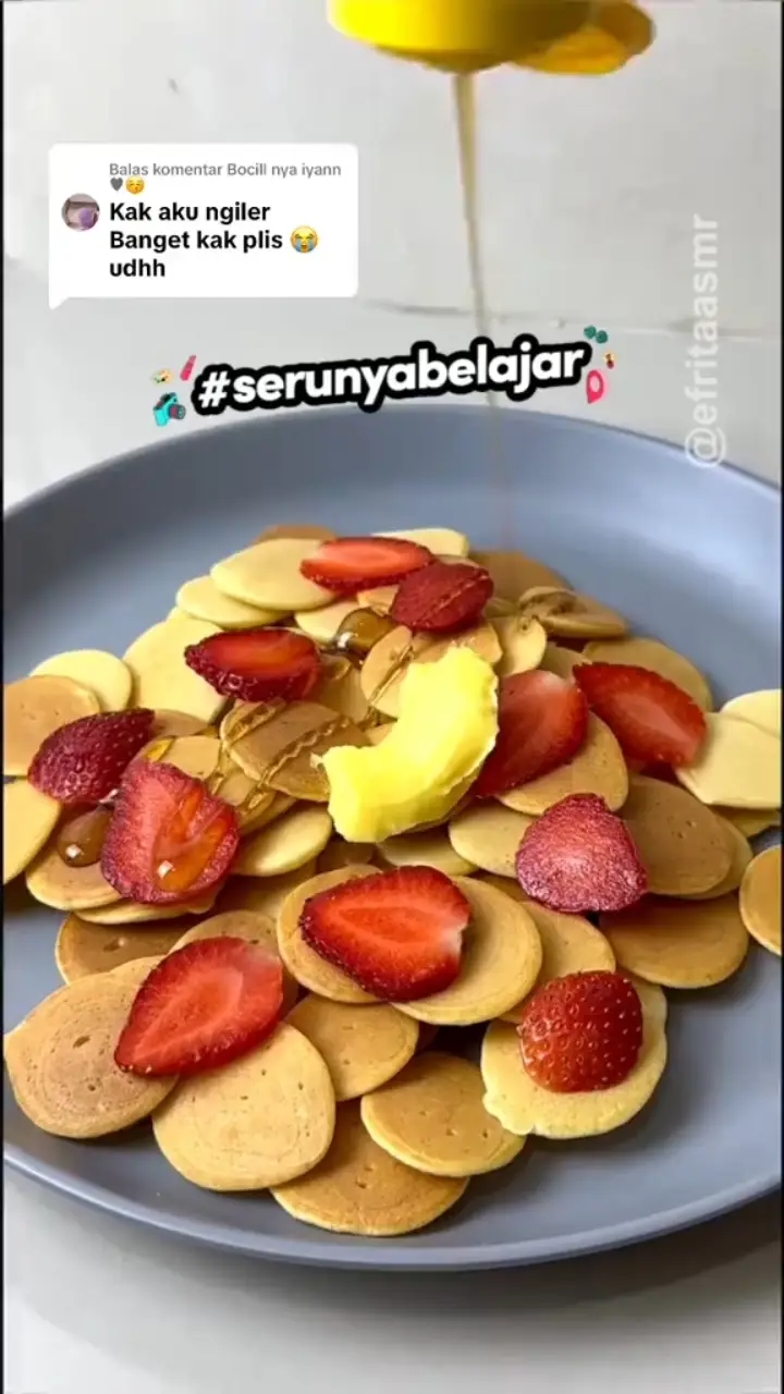 bikin pancake sereal dari nasi simple banget | Video diterbitkan oleh Efrita ASMR | Lemon8