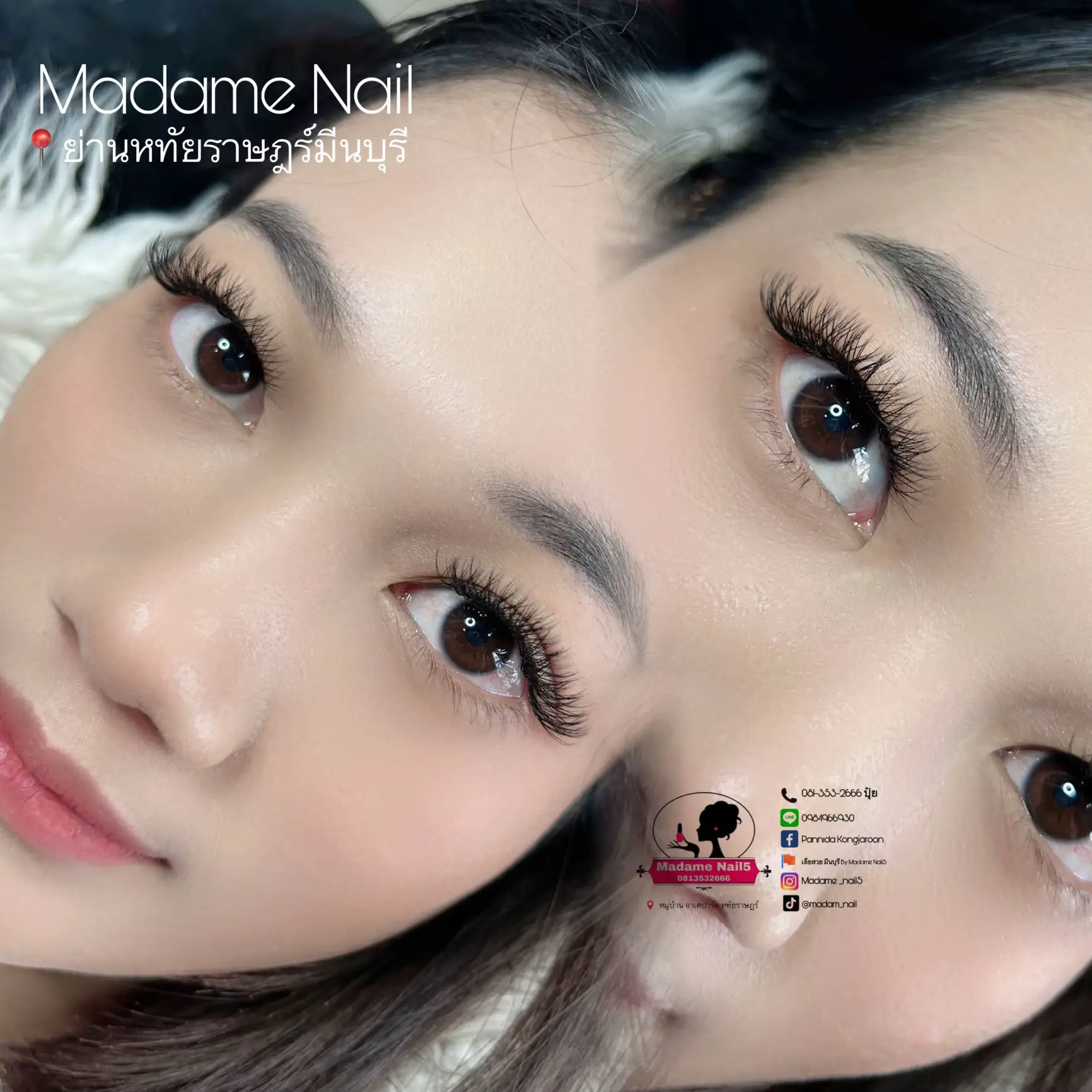 🥰 Madame nails ♥️By..ปุ๋ย♥️ | แกลเลอรีที่โพสต์โดย MadameNails&Eye | Lemon8