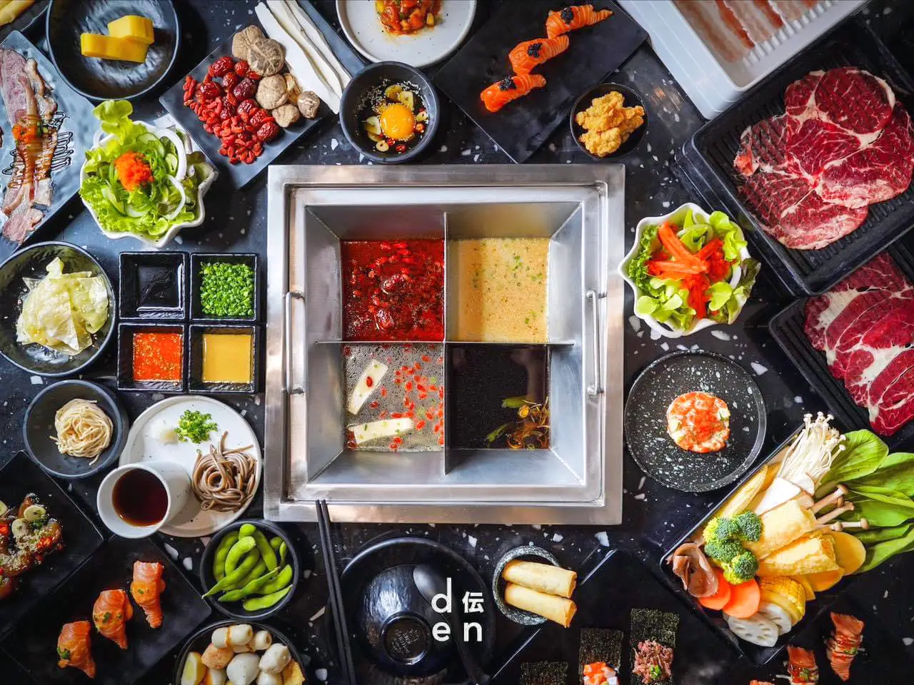 ที่ den 伝 Shabu — den 伝 Shabu | ร้านชาบูบุฟเฟต์เปิดใหม่สไต | แกลเลอรี ...