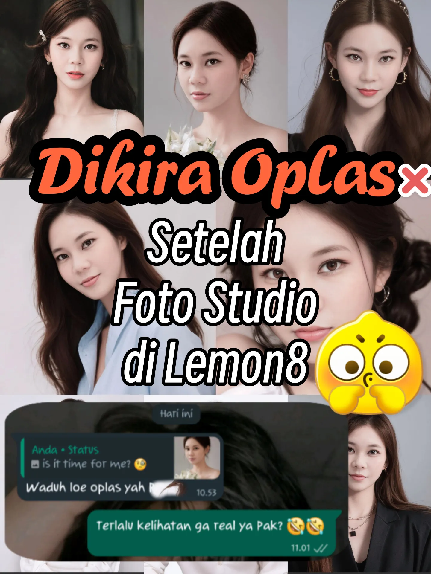 Dikira OPLAS Setelah Photo Studio Di Lemon8!! | Galeri diposting oleh Sendal Bolong | Lemon8