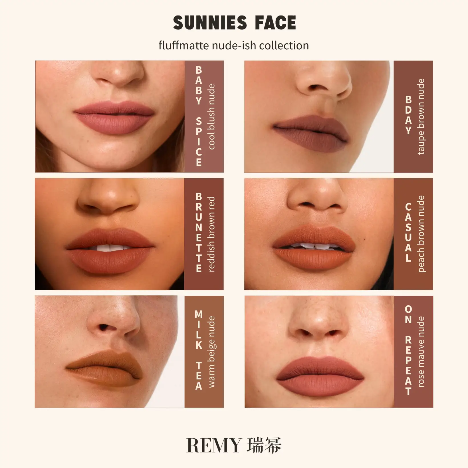 🇲🇾 Sunnies Face Fluffmatte Nude-ish Collection | Galeri disiarkan oleh Remy Bespoke | Lemon8