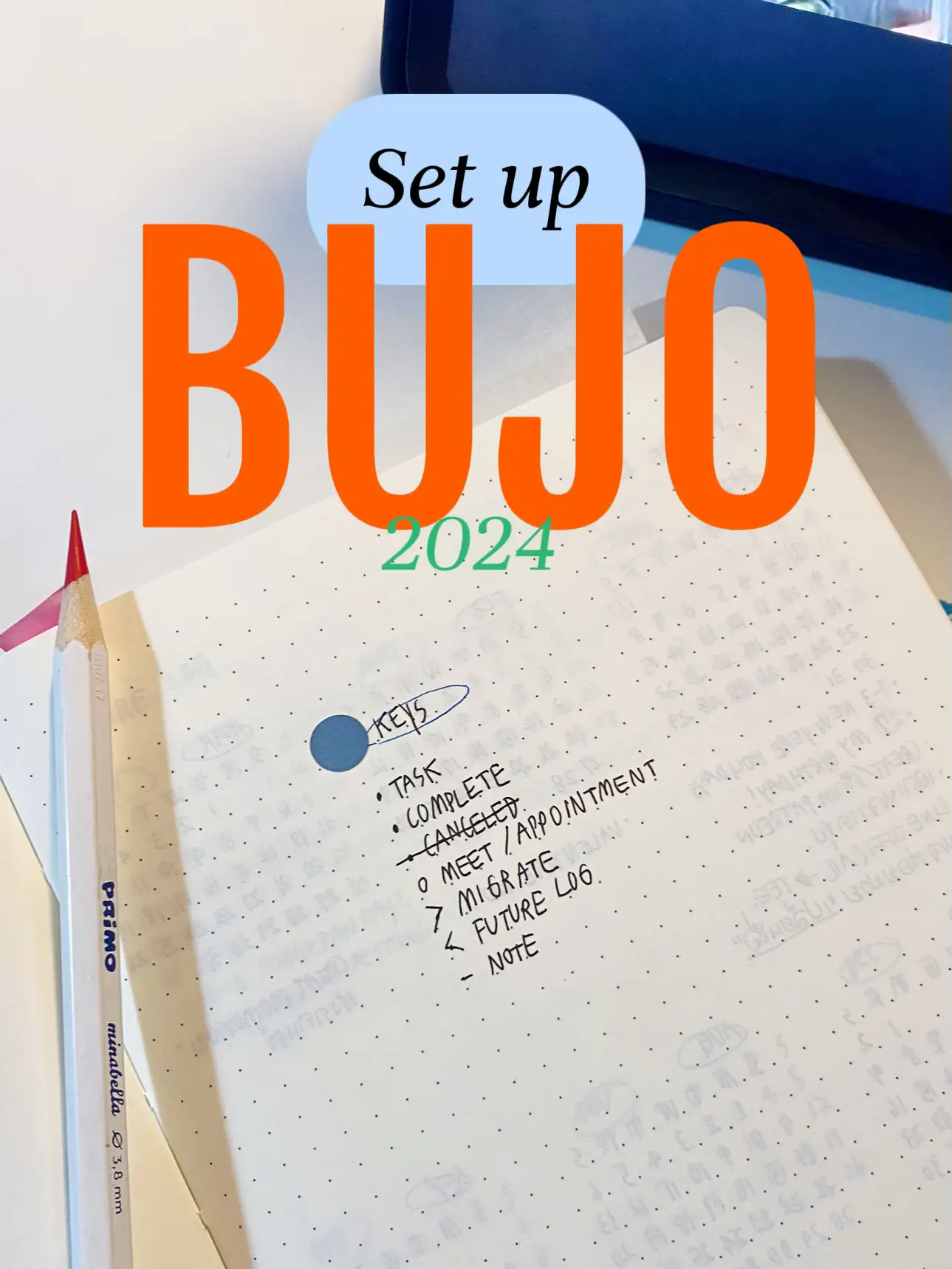 ปี 2024 นี้ มาเริ่มเขียน BUJO ด้วยกันไหม | แกลเลอรีที่โพสต์โดย Nanchie | Lemon8