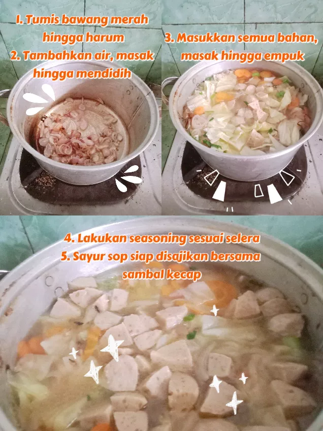 Masak Sop Sat Set! ANTI RIBET! | Galeri diposting oleh Ibu Devan | Lemon8