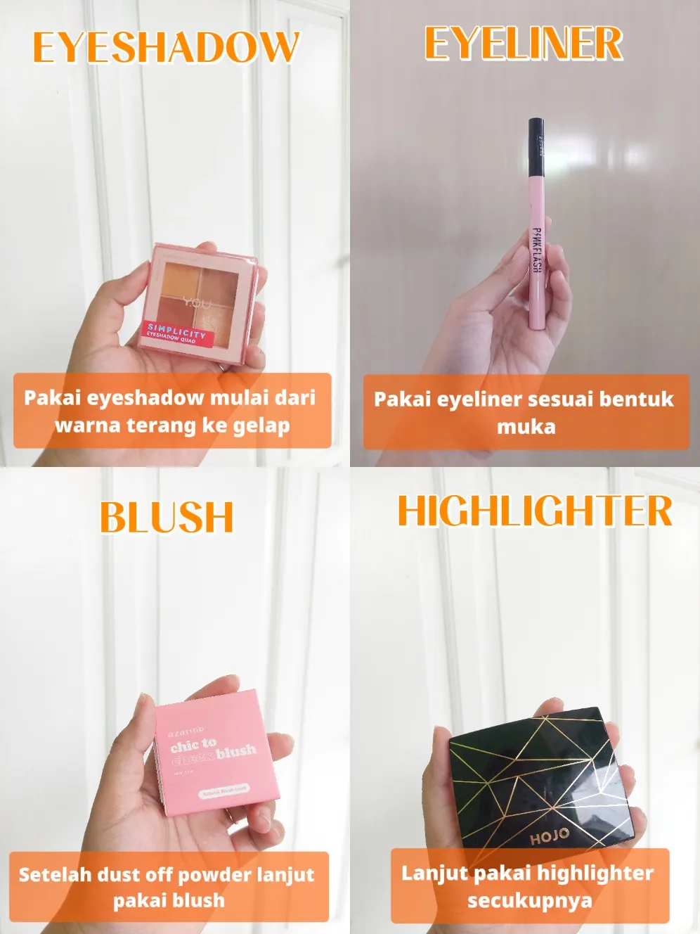 STEP BY STEP MAKE UP PEMULA | Galeri diposting oleh metaa | Lemon8