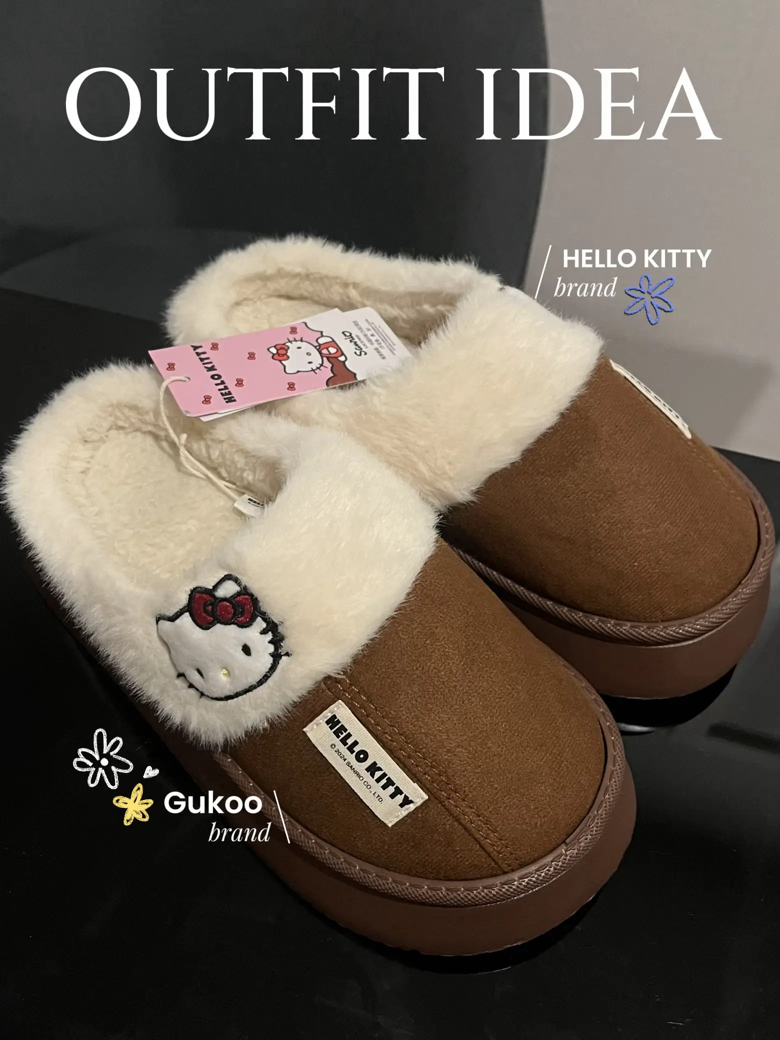 รองเท้า Gukoo x HELLO KITTY ⭐️🧦 | แกลเลอรีที่โพสต์โดย trexdear | Lemon8
