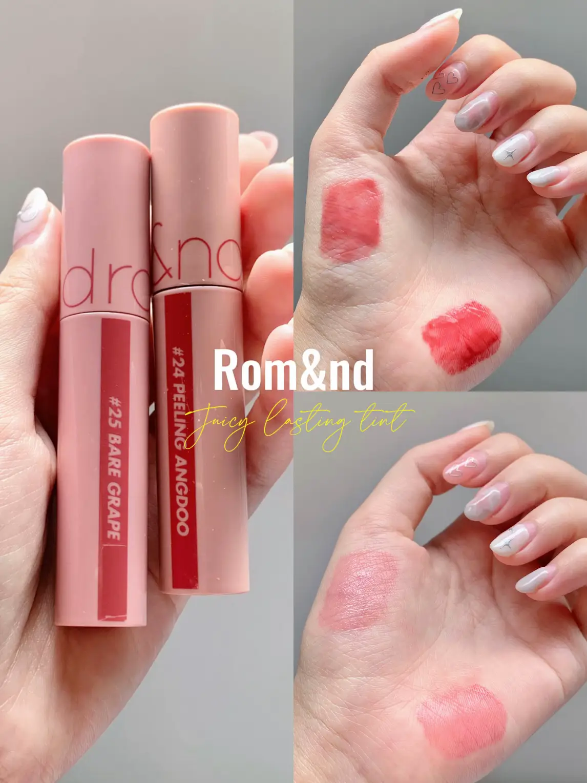 Romand juicy lasting tint 🍇💋 | แกลเลอรีที่โพสต์โดย ‎ gentle💫 | Lemon8