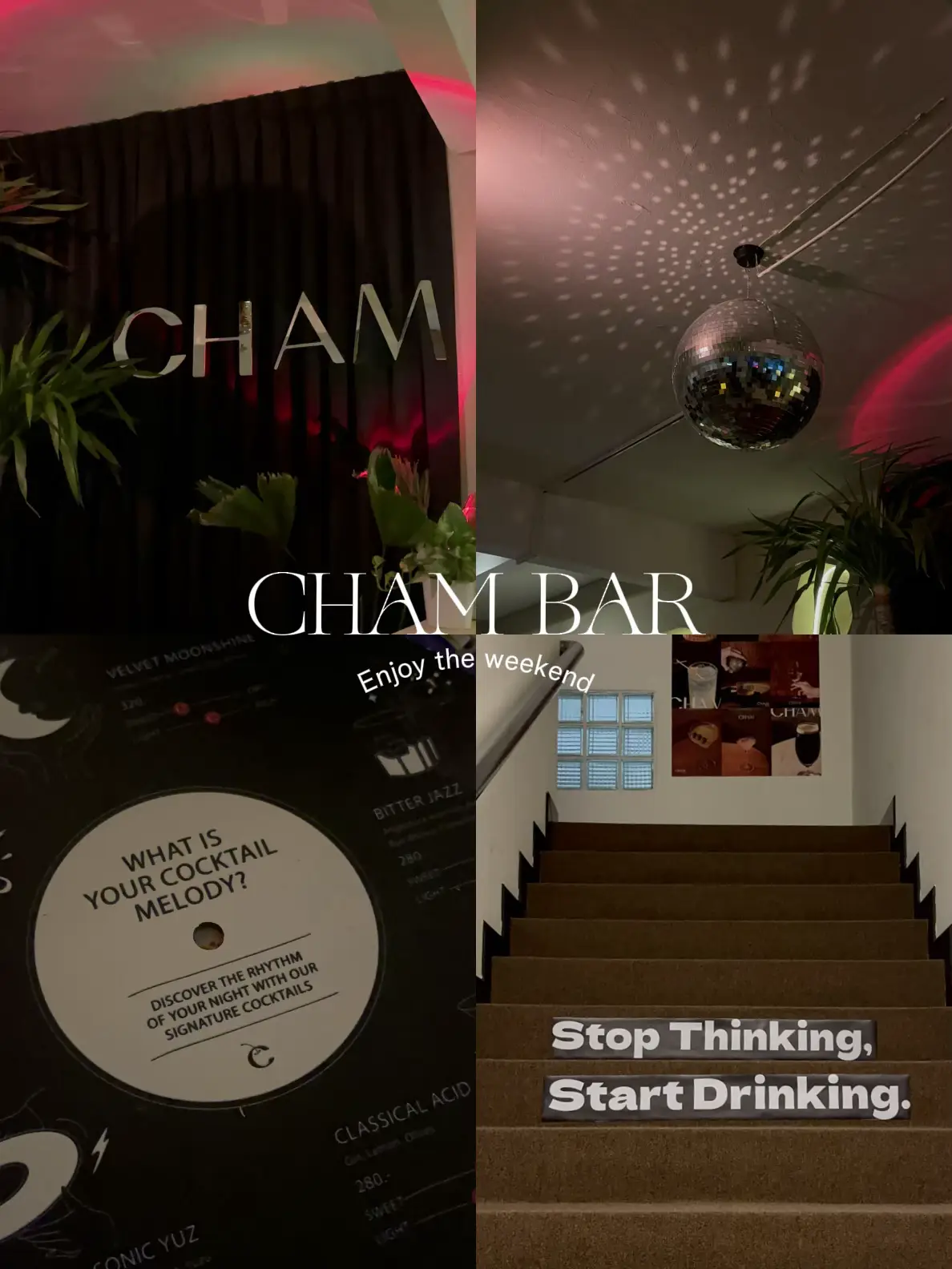 บาร์เปิดใหม่ 2024 ย่านปิ่นเกล้า CHAM BAR🍻 | แกลเลอรีที่โพสต์โดย ไดอารี่นักรังสีชอบเที่ยว | Lemon8