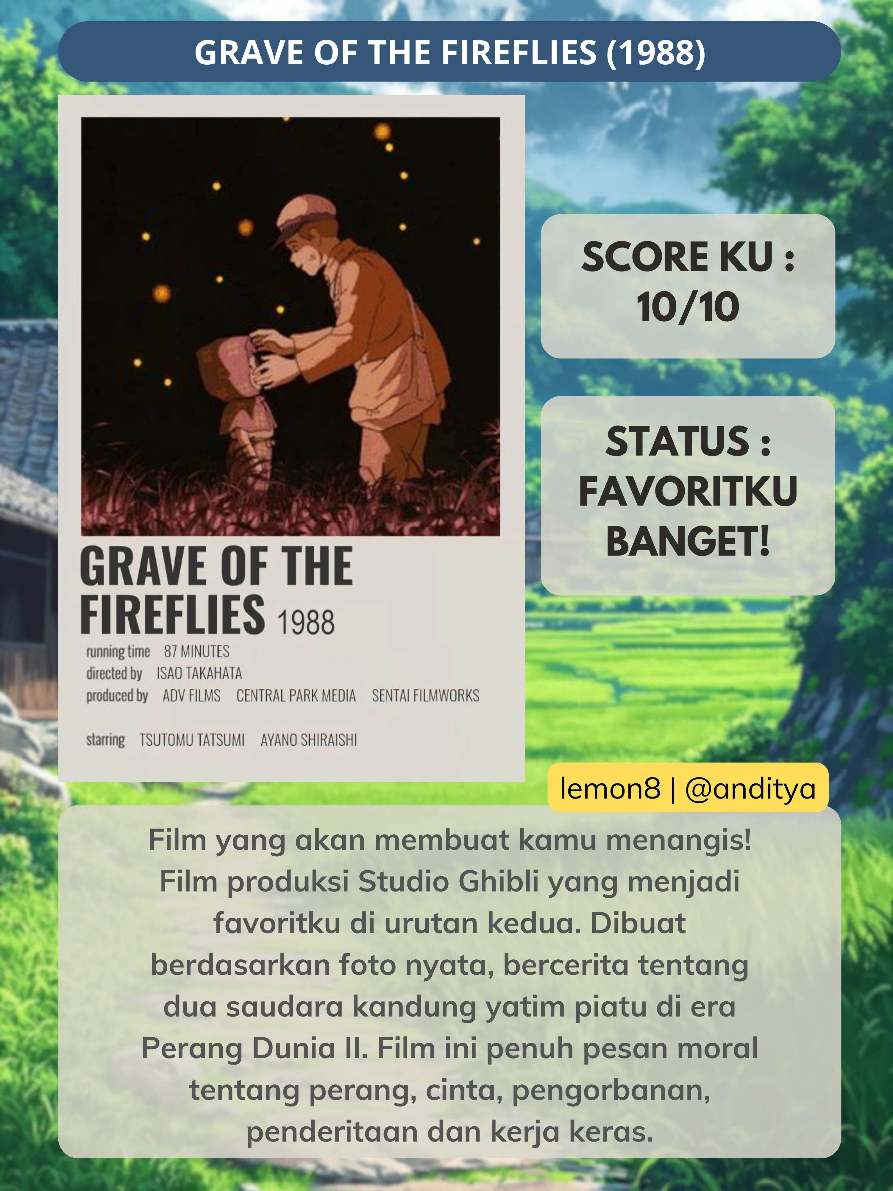 KAMU WAJIB NONTON INI SEKALI SEUMUR HIDUP! | Galeri diposting oleh Anditya | Lemon8