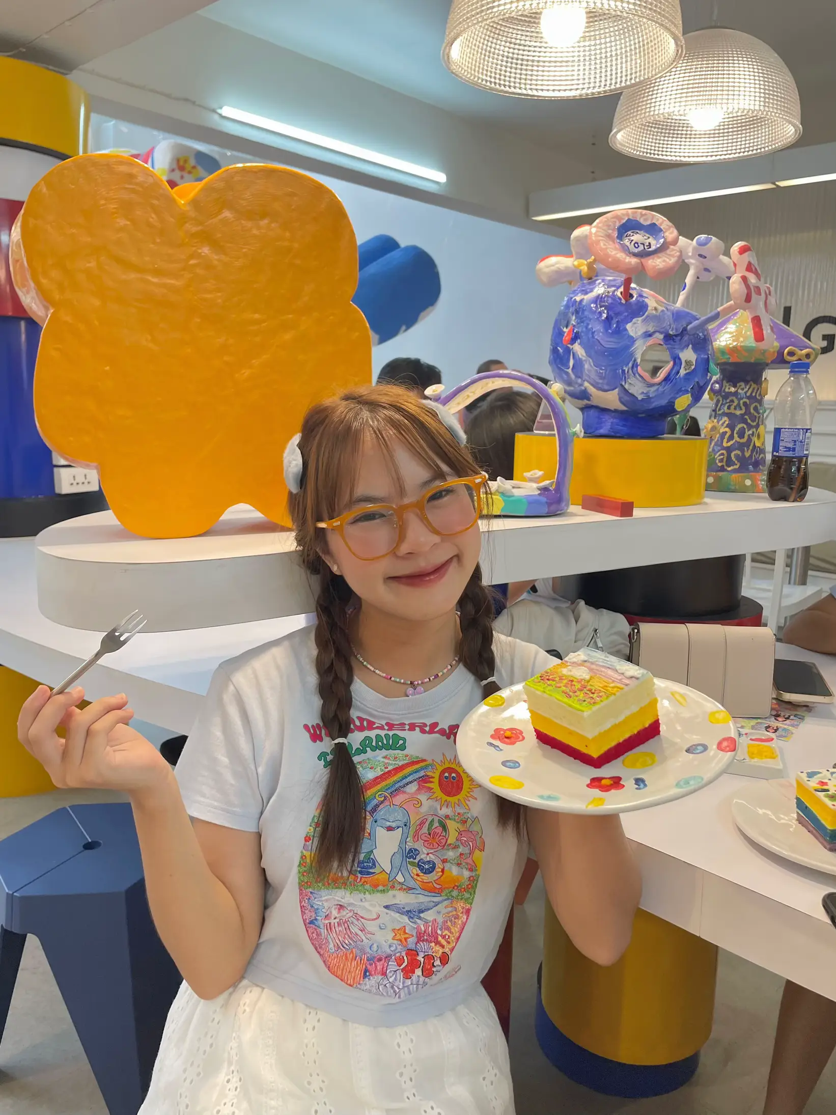 FUN‘ ฝัน Cafe | เพ้นท์เค้ก🎨ย่านหัวลำโพง | แกลเลอรีที่โพสต์โดย 🐰chomp👀 ⁺🍒 | Lemon8