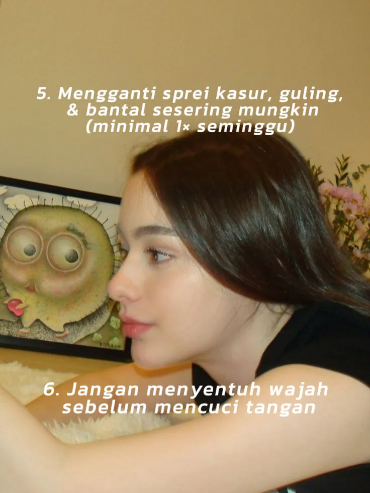 TIPS BEBAS DARI JERAWAT ALA DASHA TARAN | Galeri diposting oleh cima | Lemon8