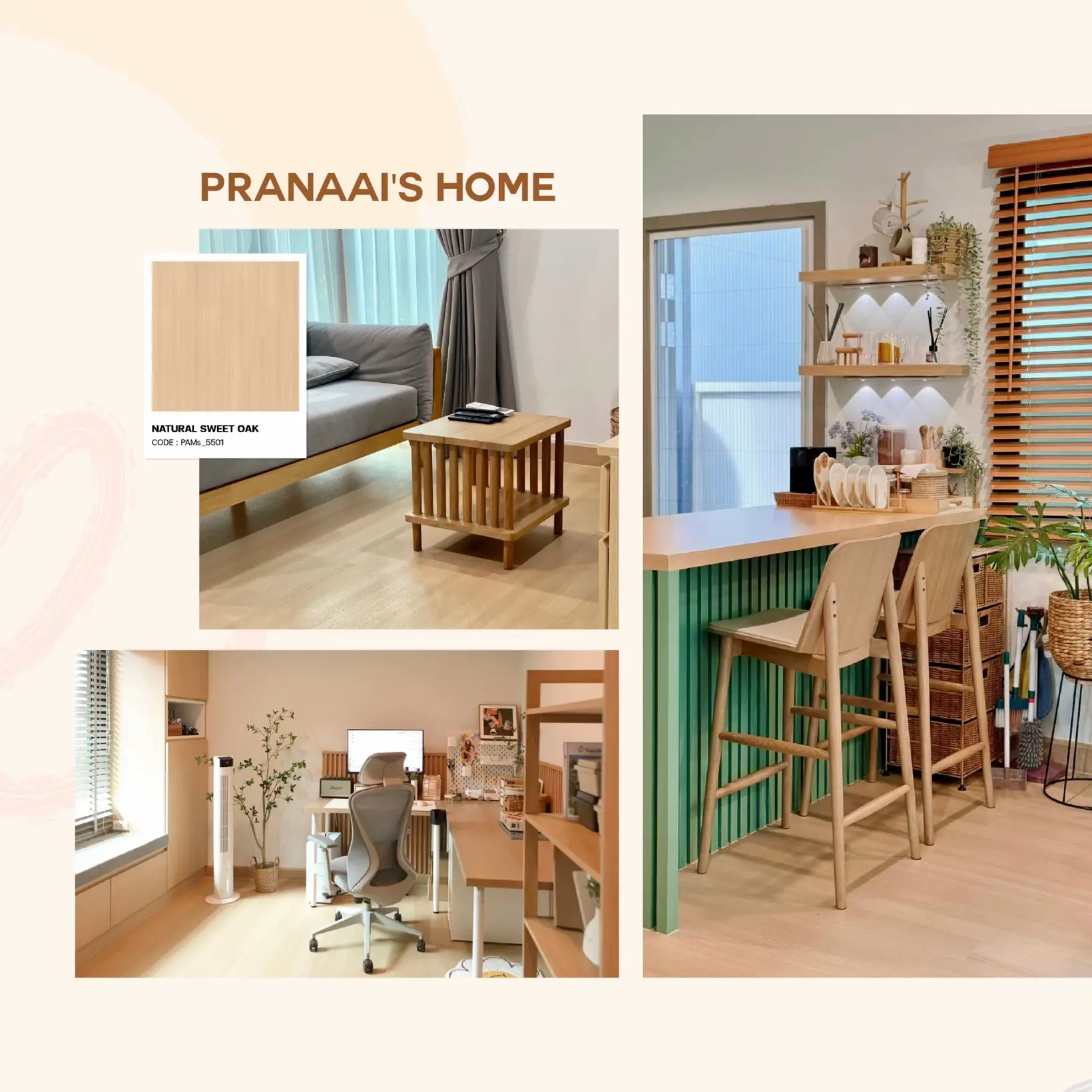 พาส่องบ้าน Influencers ที่ปูพื้น SPC by Power Art | แกลเลอรีที่โพสต์โดย Powerart | Lemon8