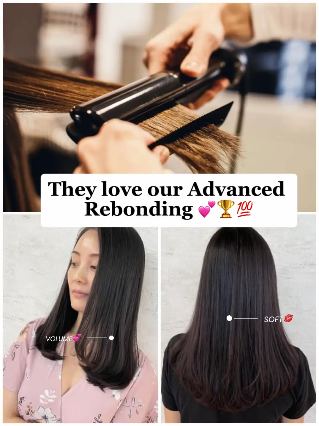 Discover the magic or Advanced Rebonding 💕🎉🏆 | Gallery posted by ...