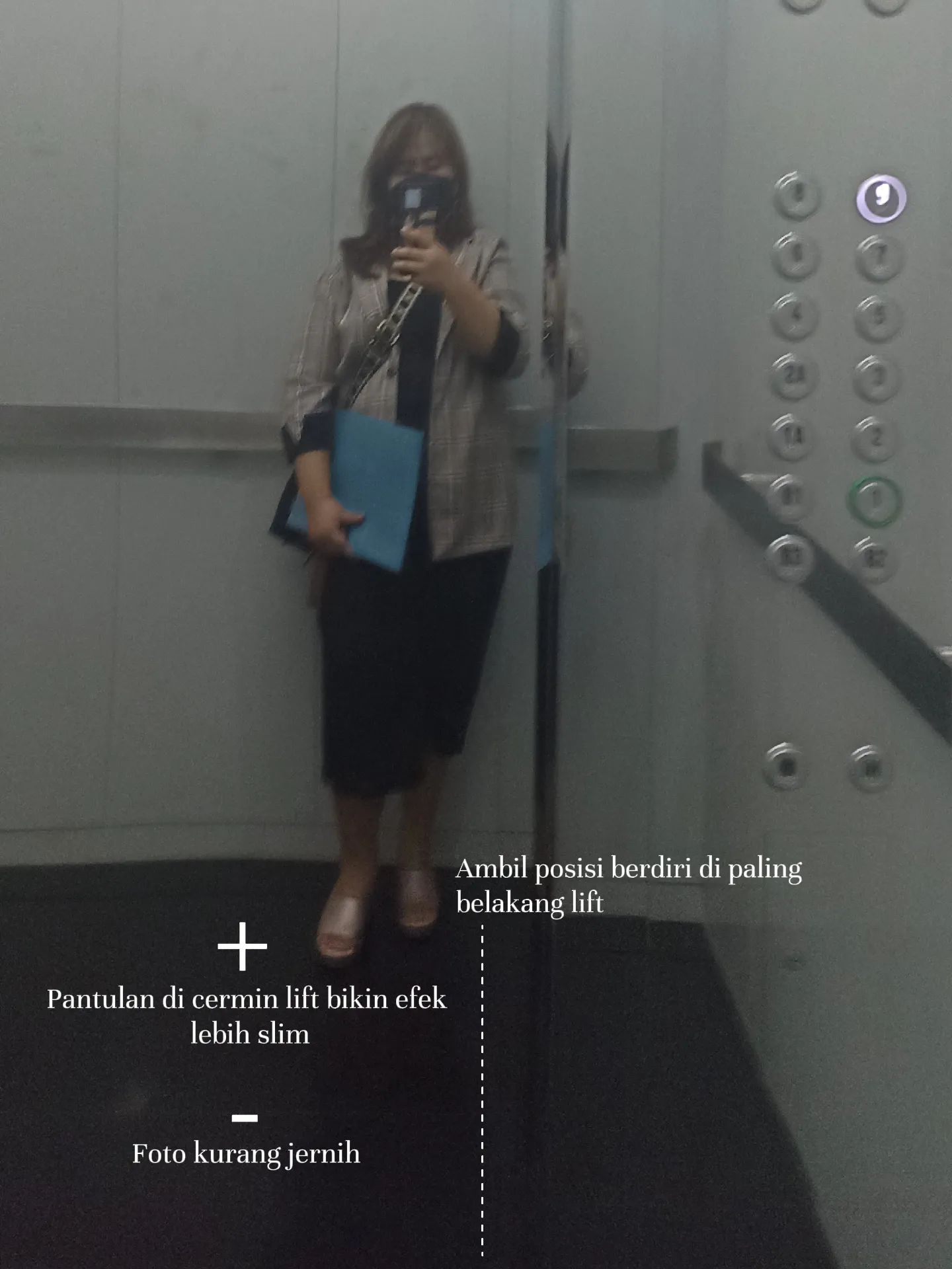 Elevator Mirror Selfie | Galeri diposting oleh siscabernadet | Lemon8