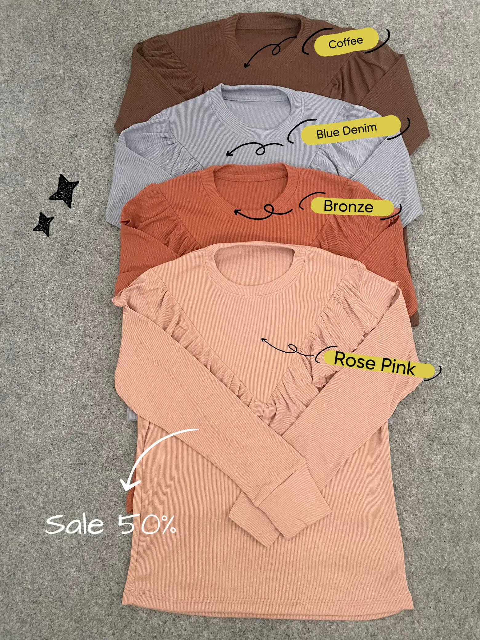 Blouse Ruffle Rumbai | Galeri diposting oleh Violetteid | Lemon8