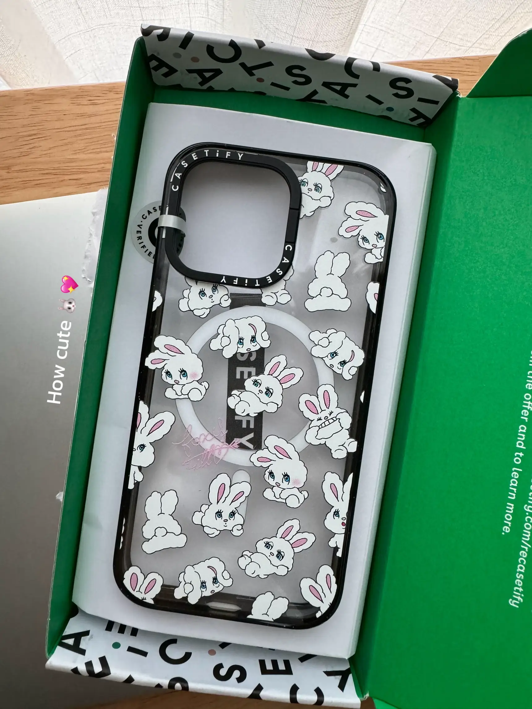 Case iPhone จาก Casetify ลาย Bunnies แบบมีขาตั้ง🐰💖 | แกลเลอรีที่โพสต์ ...