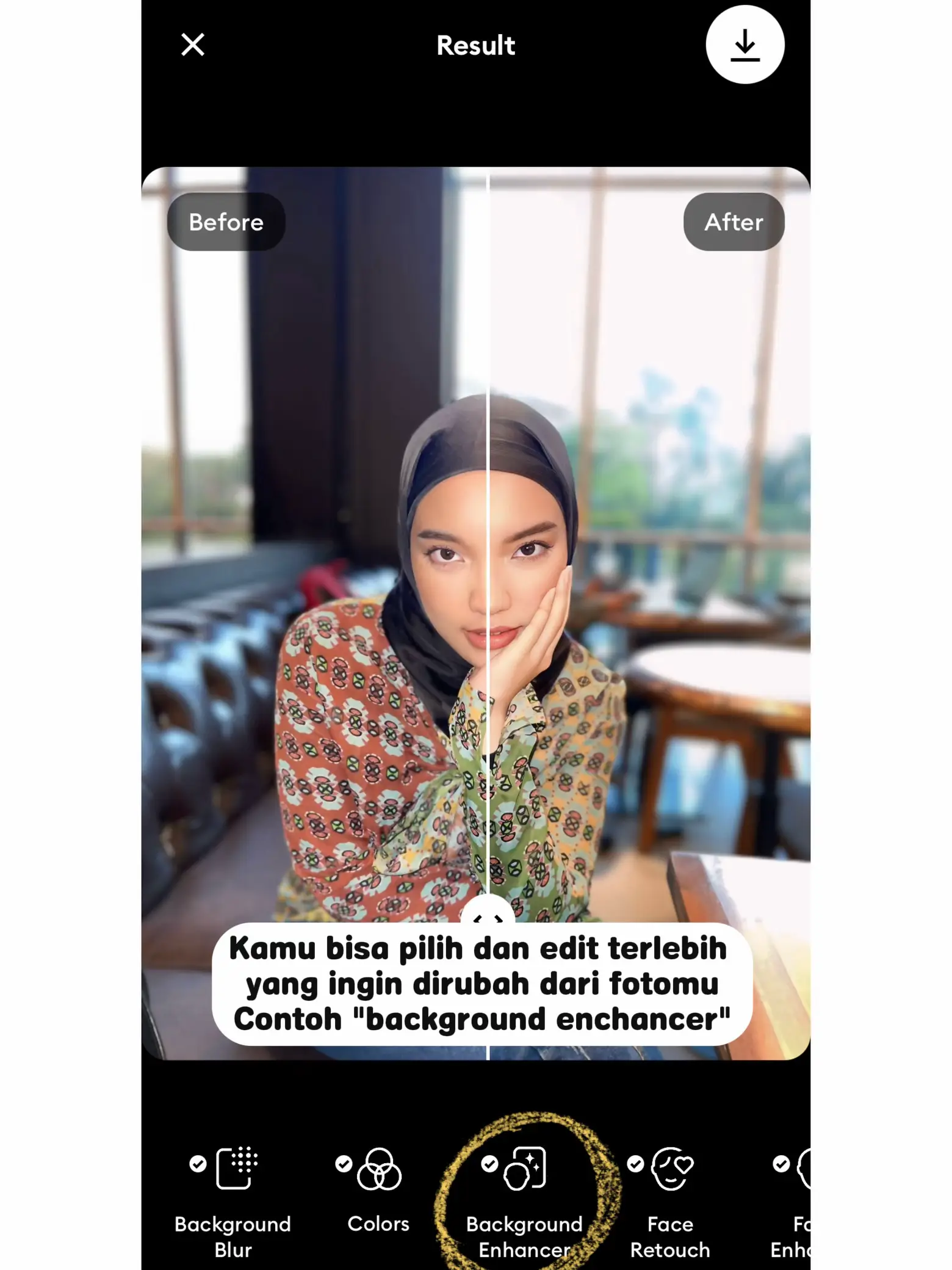 Foto Blur jadi HD kinclong kayak ARTIS | แกลเลอรีที่โพสต์โดย rani septiani | Lemon8