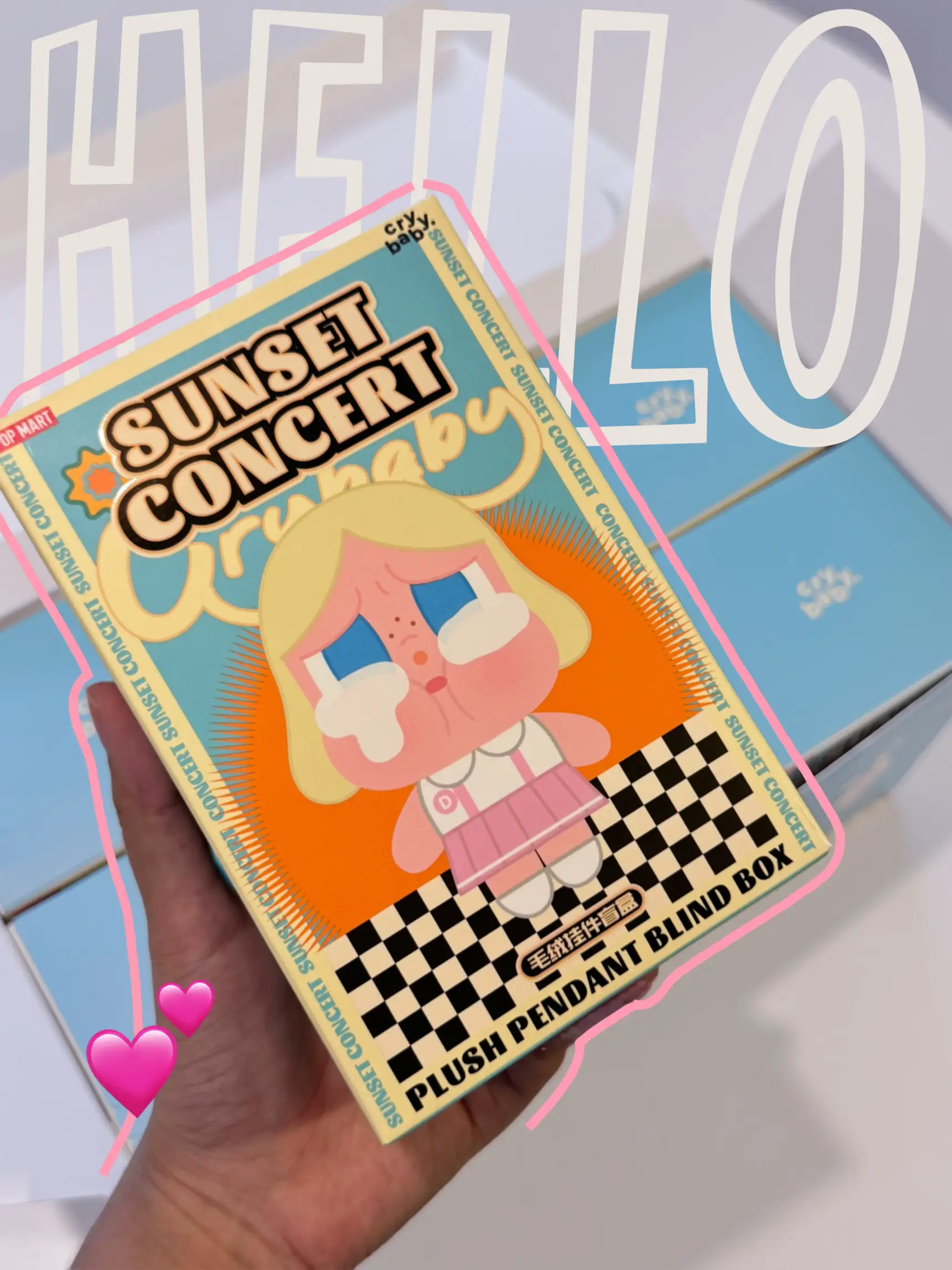 Unboxing Crybaby Sunset Concert Plush Pendant | Galeri disiarkan oleh ...