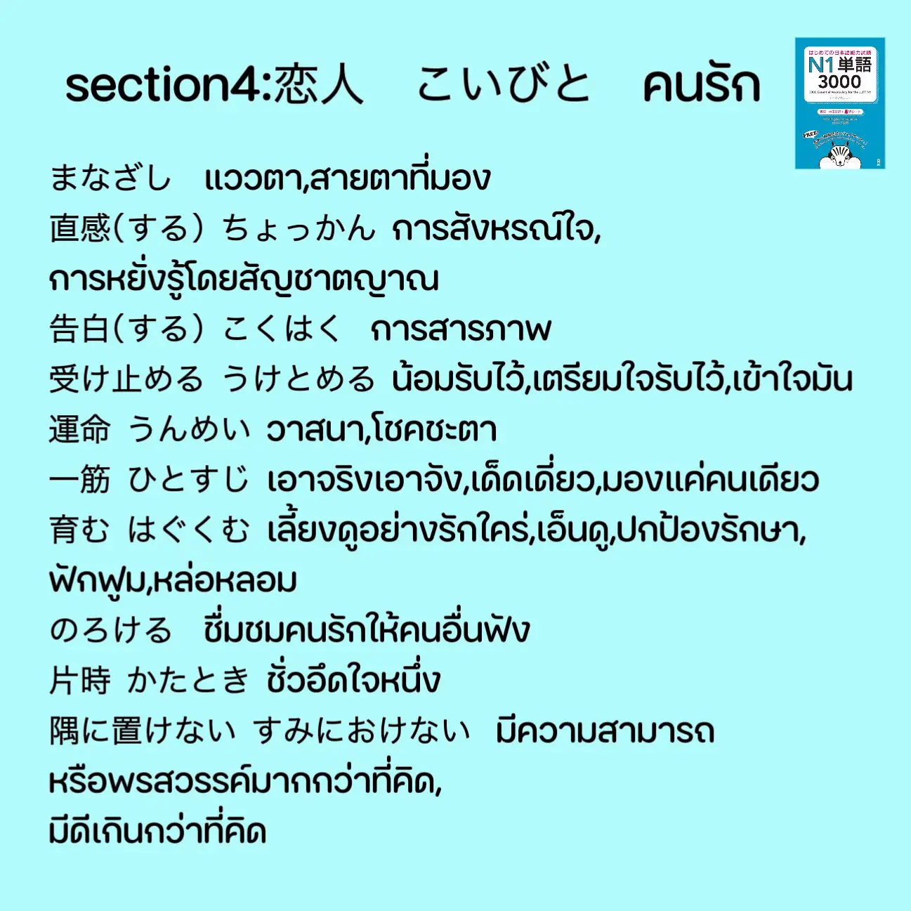 3000 ศัพท์ JLPT N1 chapter 1(S4) | แกลเลอรีที่โพสต์โดย Miyaokechannel | Lemon8