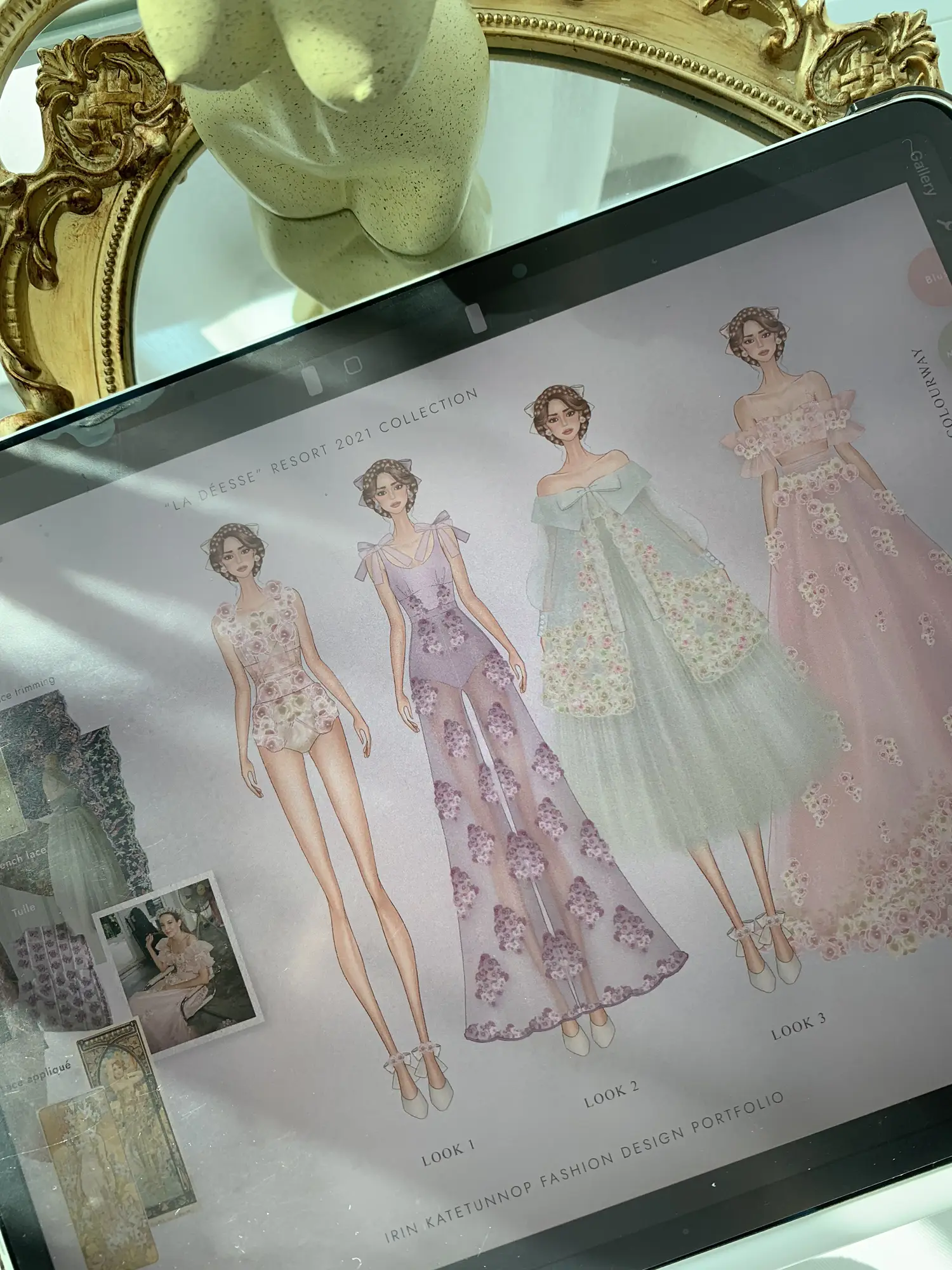 รีวิวแอพ Procreate 🏻 สำหรับทำงาน Fashion Design 👗🌸 | แกลเลอรีที่โพสต์ ...