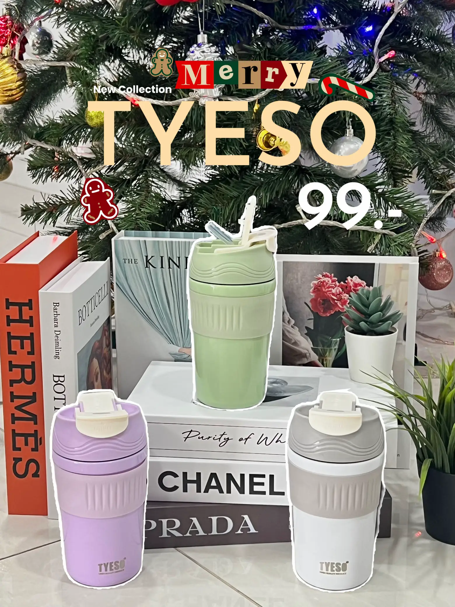 มาดู TYESO ตัวใหม่สีพาสเทลต้อนรับคริสต์มาสกัน 🌷🎄 | แกลเลอรีที่โพสต์โดย KA Shop style | Lemon8
