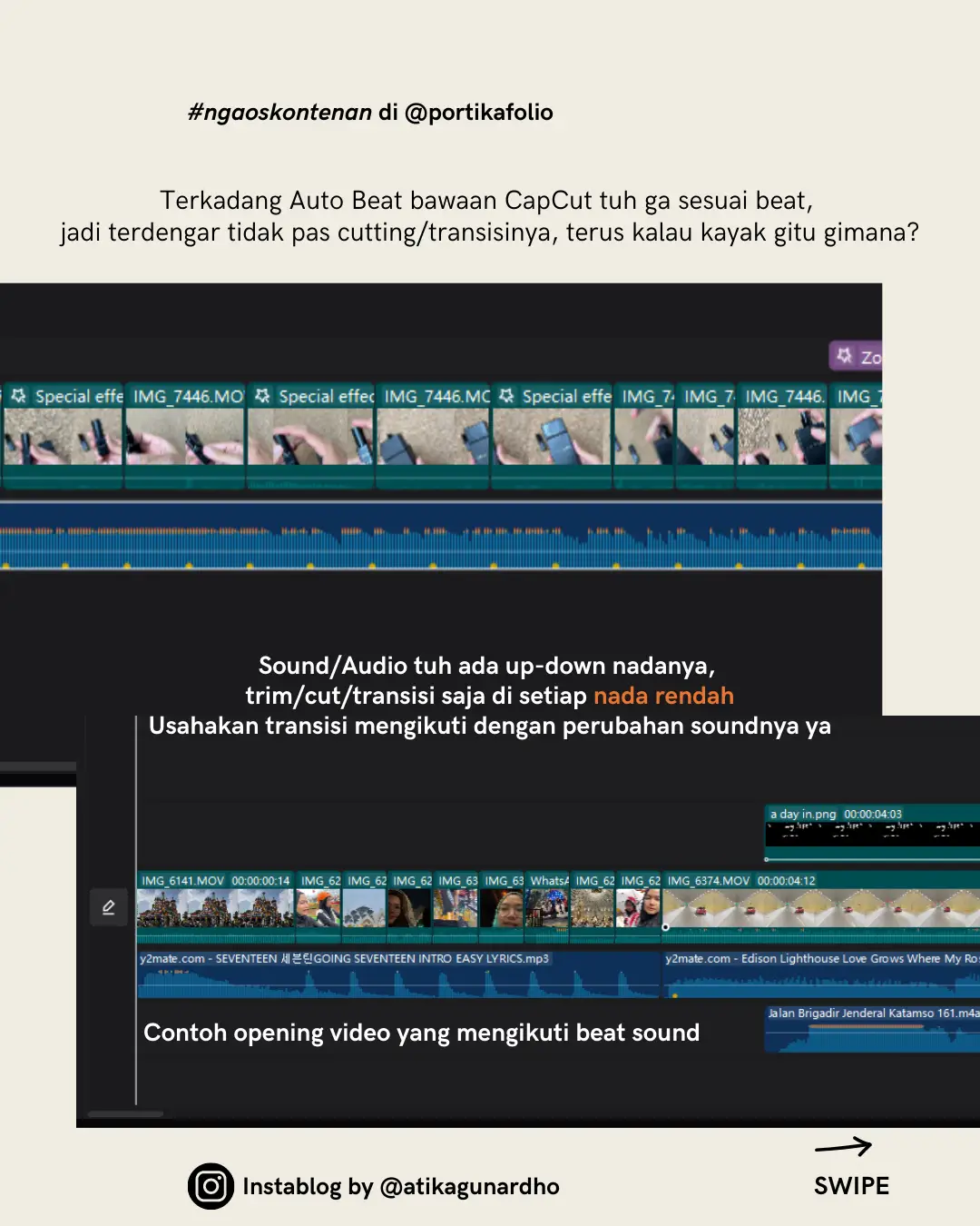 CapCut Magic : Audiohacks | Galeri diposting oleh Atika Gunardho | Lemon8