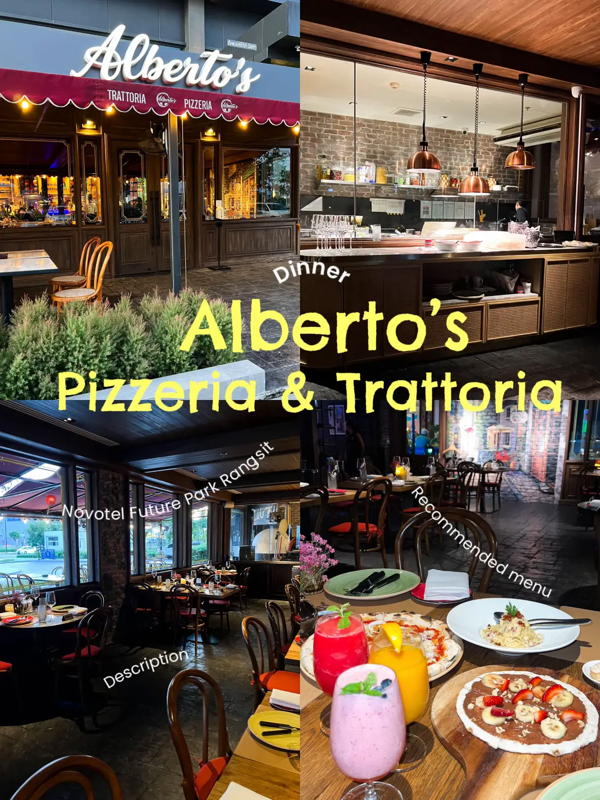 Alberto’s Pizzeria ร้านอร่อย บรรยายกาศดีในย่านรังสิต 🍕🤎 | แกลเลอรีที่ ...