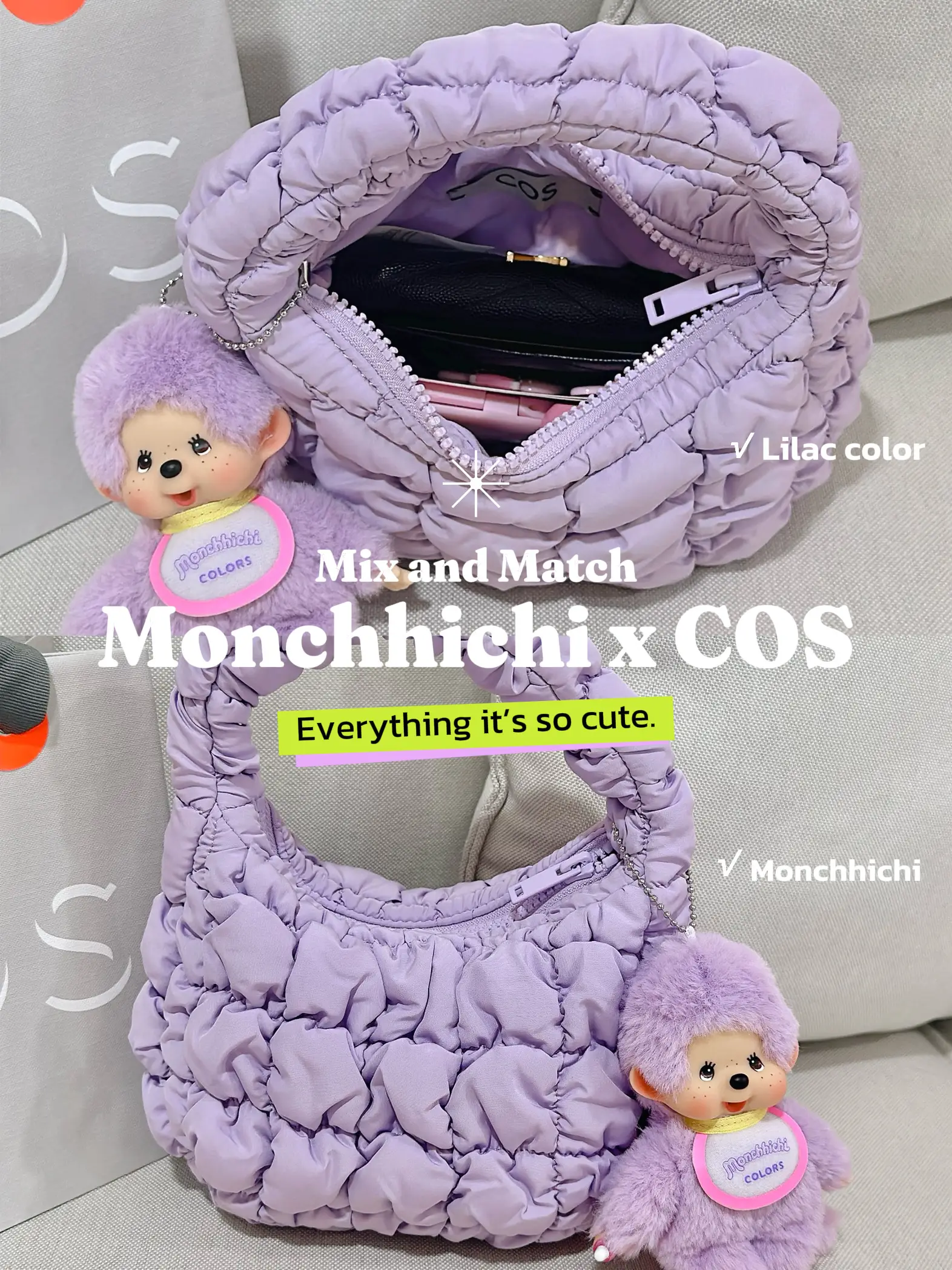COS Quilted micro bag. 💜 | แกลเลอรีที่โพสต์โดย Pias' Fight | Lemon8