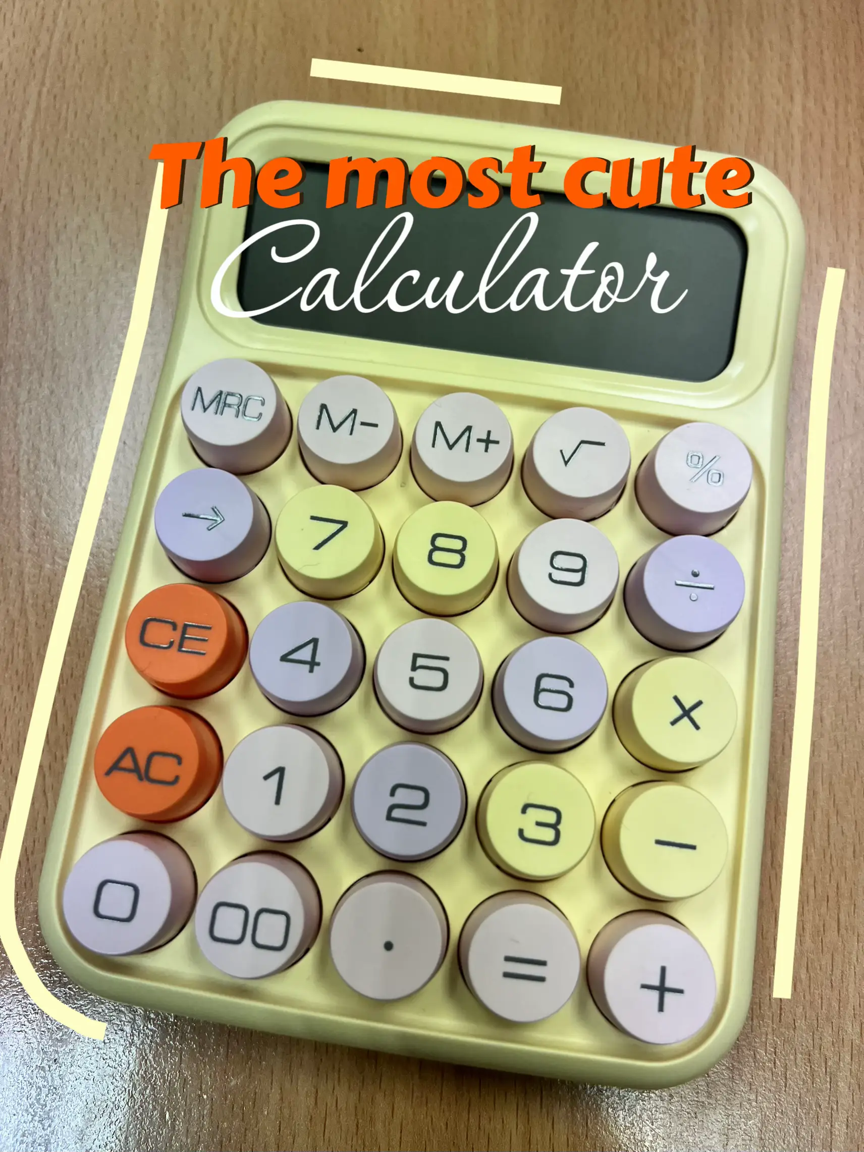 The most cute calculator 😍 | Galeri disiarkan oleh Amy Najuwa | Lemon8