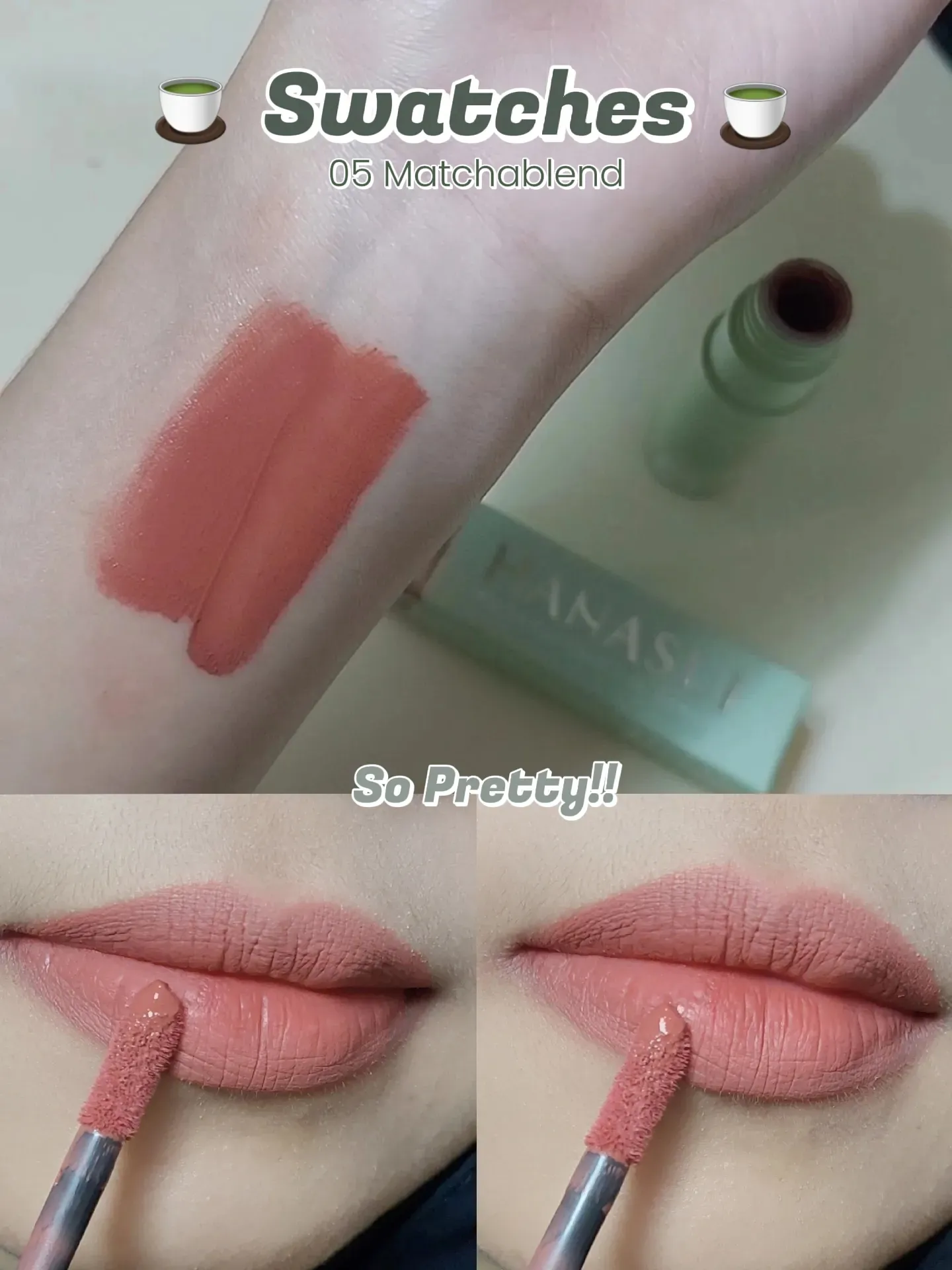 LIP CREAM MATCHA VIRAL 🍃 HANASUI MATCHA SERIES🍵 | Galeri disiarkan oleh ...