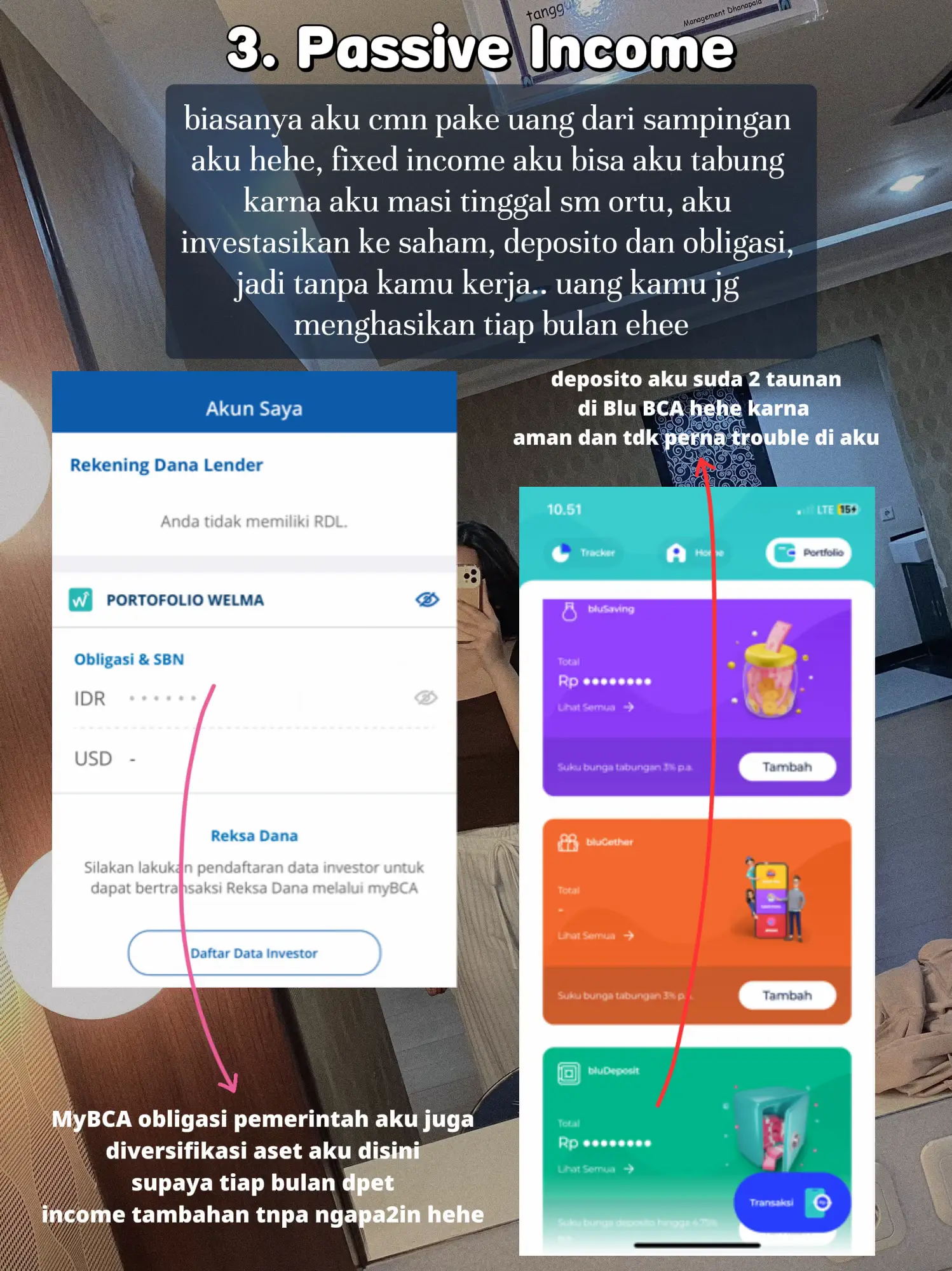 TIPS 3 INCOME SEKALIGUS💸💰😍⭐️ | Galeri diposting oleh Cynthia M🌷 | Lemon8