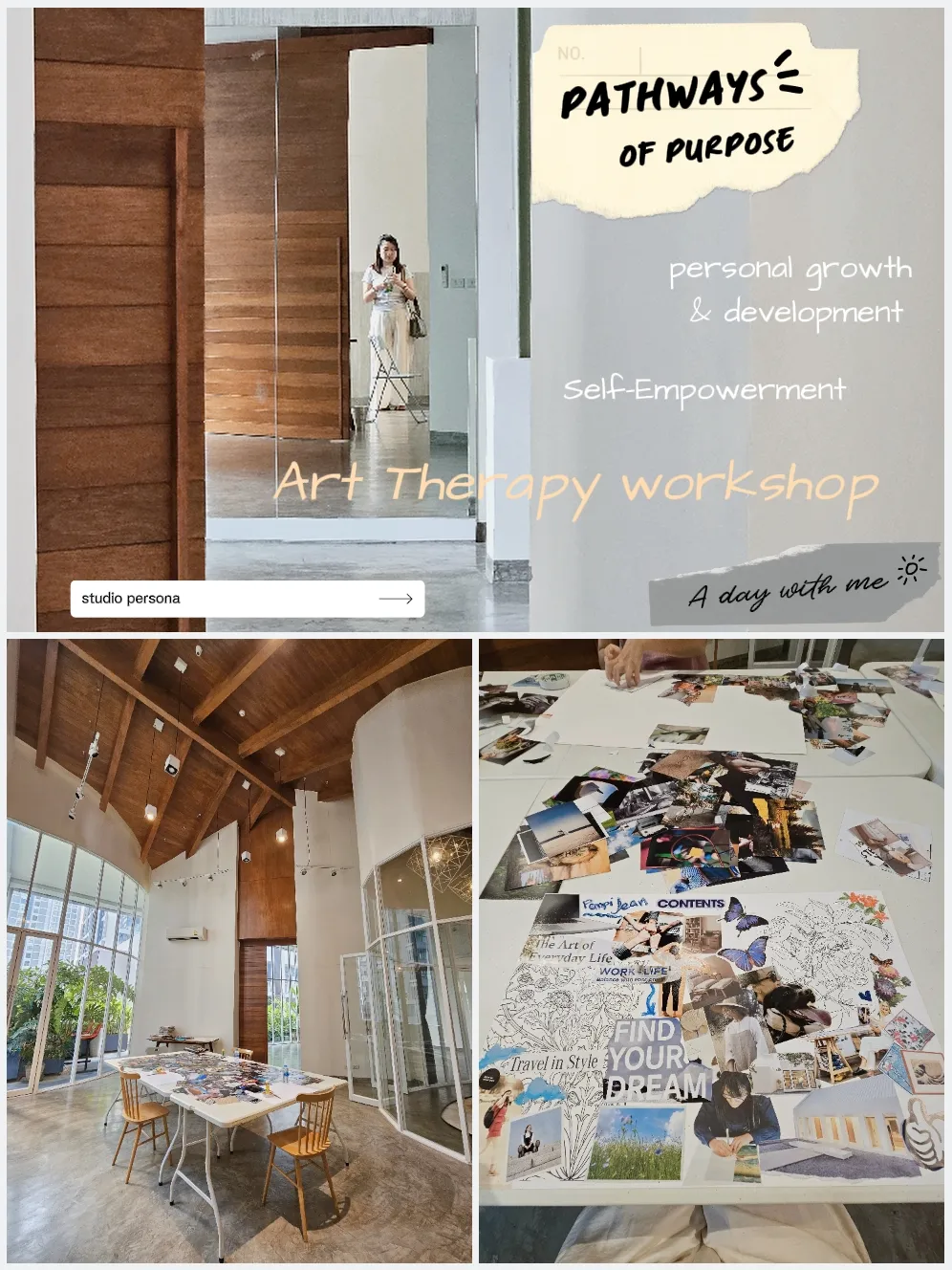 เปิดประสบการณ์ Art Therapy workshop@Studio Persona | แกลเลอรีที่โพสต์โดย Panpisu Jean | Lemon8