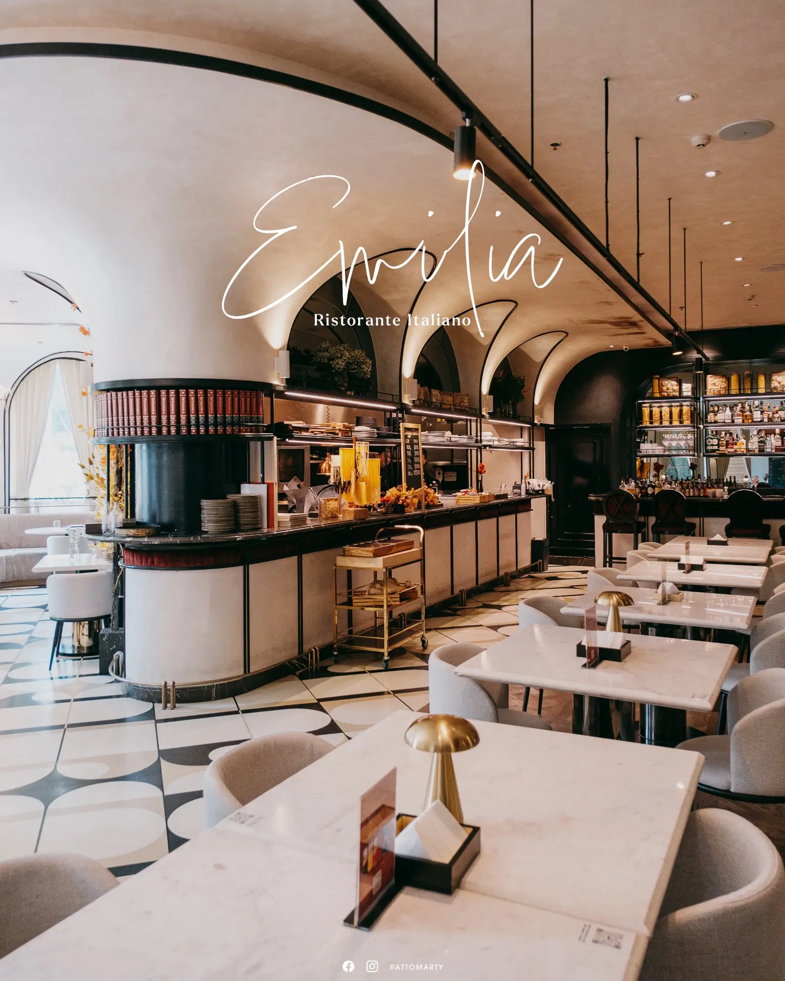 Emilia Ristorante Italiano ร้านพาสต้าเส้นสดโฮมเมดชื่อดัง | แกลเลอรีที่โพสต์โดย Rattomarty | Lemon8