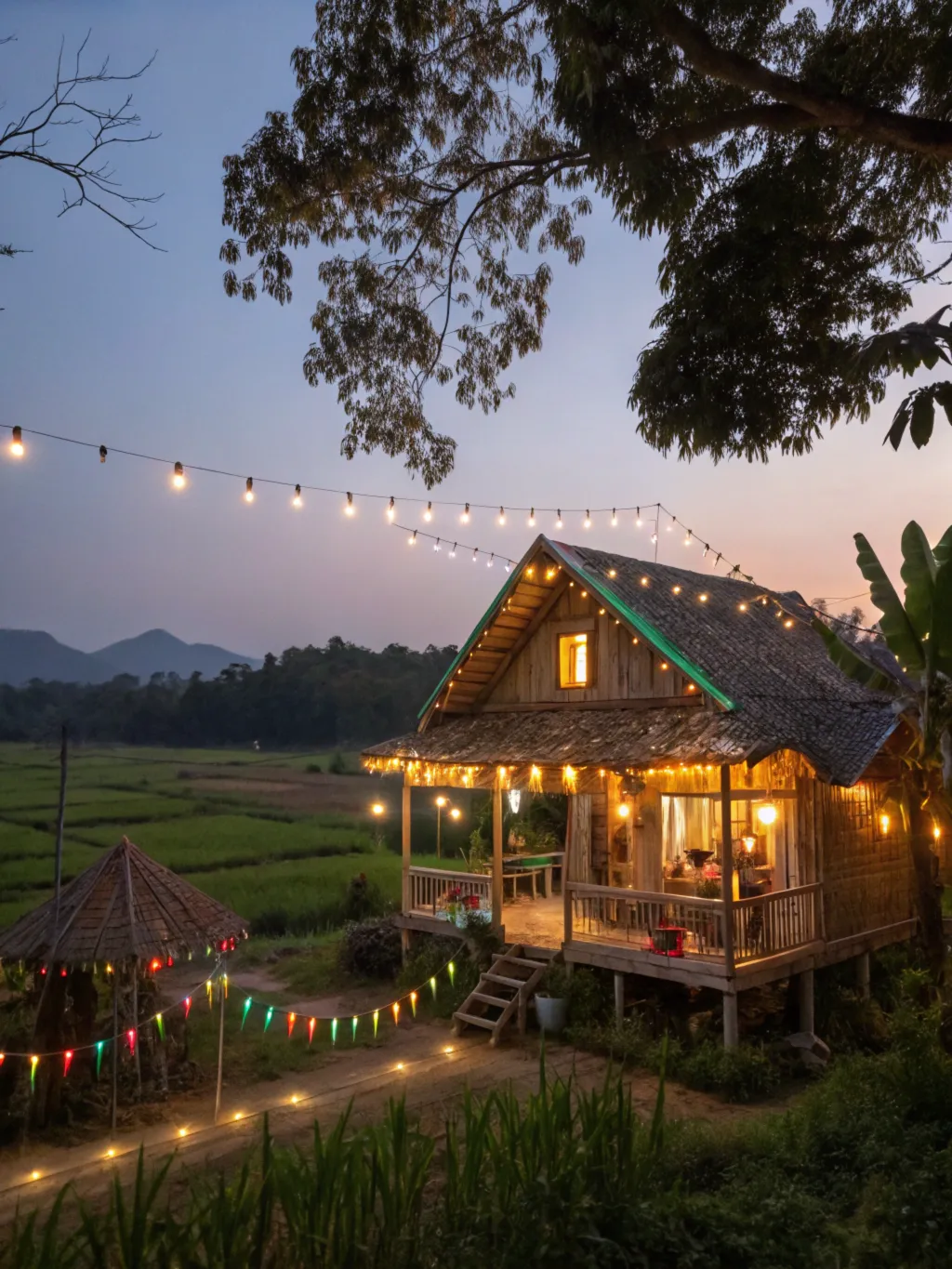 ใครเห็นก็ต้องว้าว! ไอเดียตกแต่งไฟประดับปีใหม่ 🎄 | แกลเลอรีที่โพสต์โดย ...