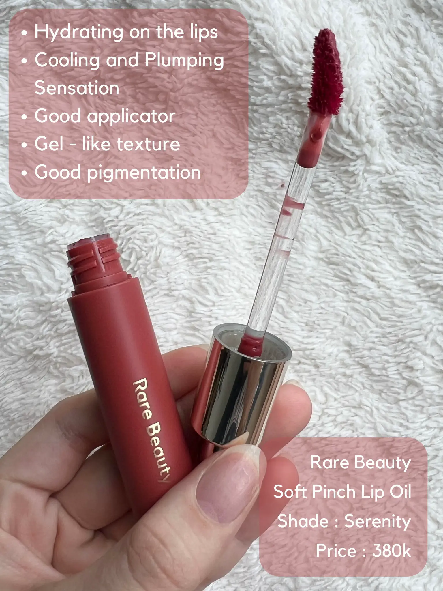 VIRAL LIP OIL | RARE BEAUTY💄😍 | Galeri diposting oleh brigitte | Lemon8