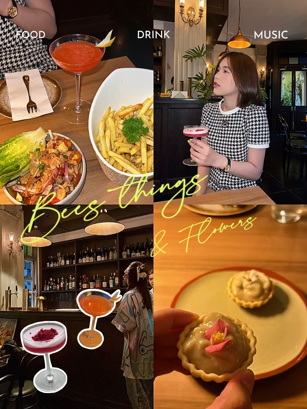 ค็อกเทลบาร์ย่านหัวลำโพง Bees Things & Flowers 🐝🍸🌼 | แกลเลอรีที่โพสต์โดย ST | Lemon8