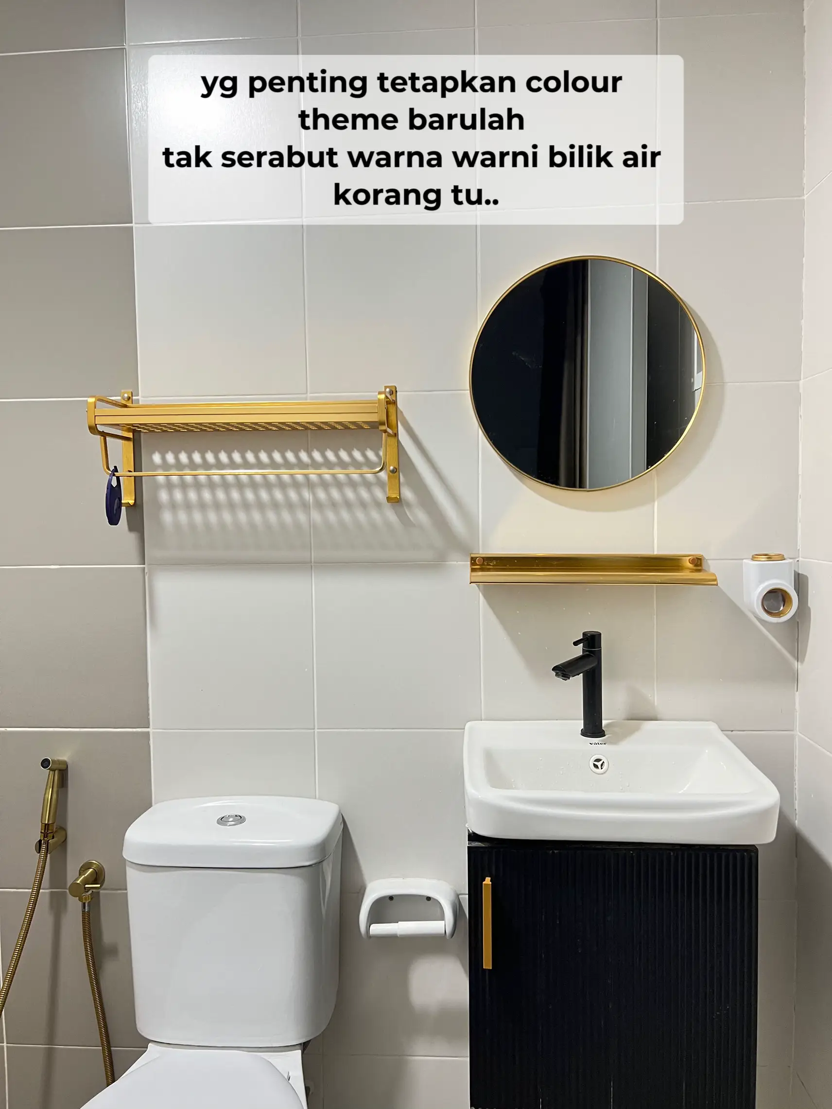 DEKORASI BILIK AIR VERSI BUDGET! | Galeri disiarkan oleh Setia.home ...