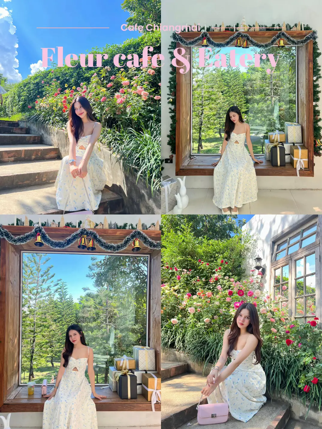 คาเฟ่ดอกไม้เชียงใหม่ 🌷💐 | แกลเลอรีที่โพสต์โดย Iseve.e | Lemon8