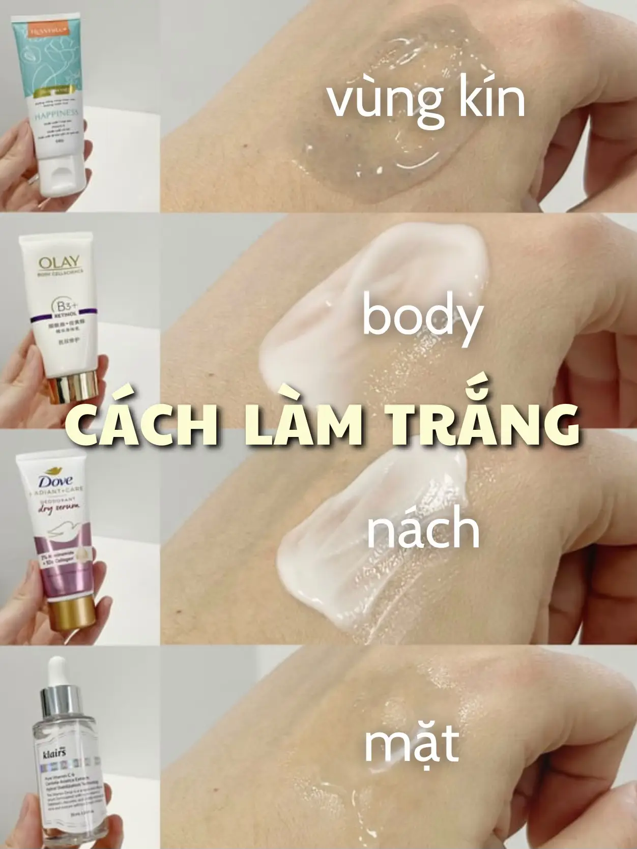 Cách làm trắng cho NÁCH - VÙNG KÍN - BODY - MẶT | Bộ sưu tập do Quỳnh ...